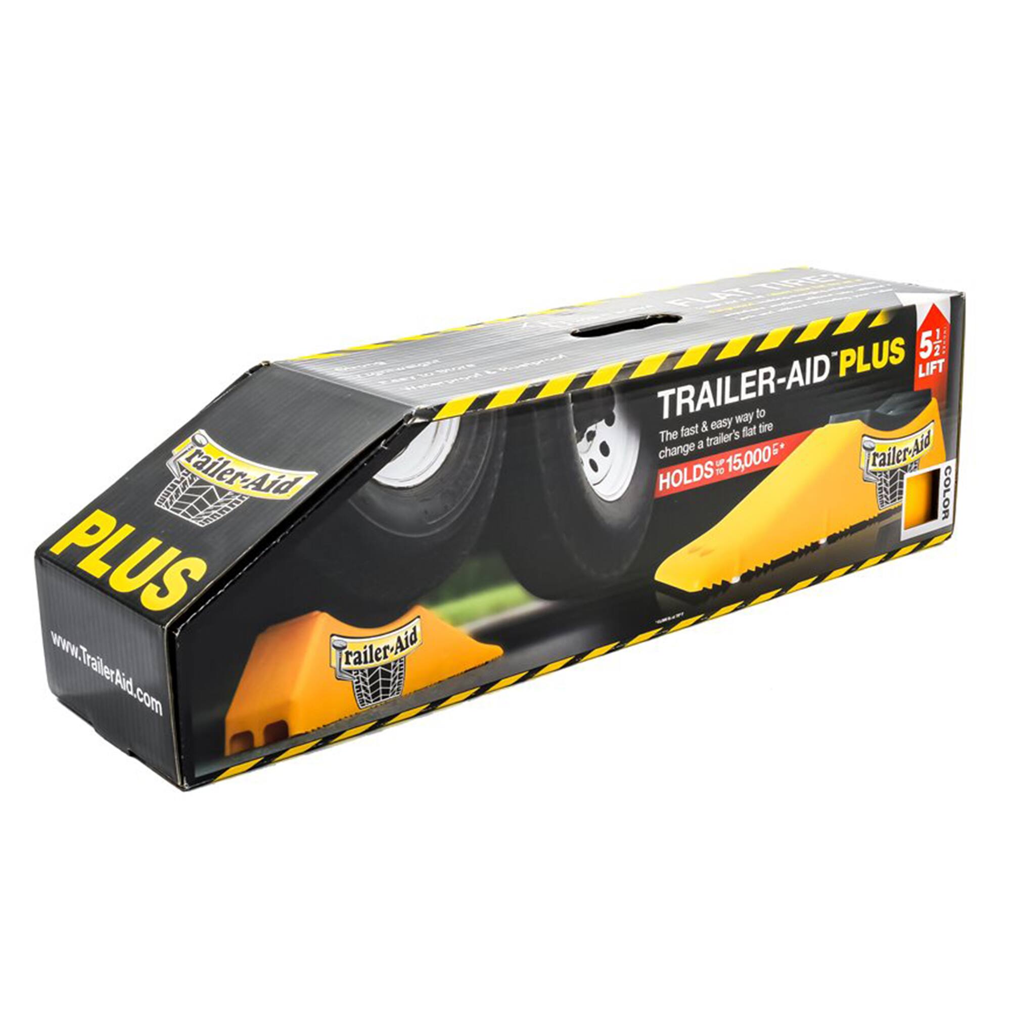 Camco Trailer Aid PLUS Tandem Trailer Tire Changing Ramp with 5.5" Lift ...