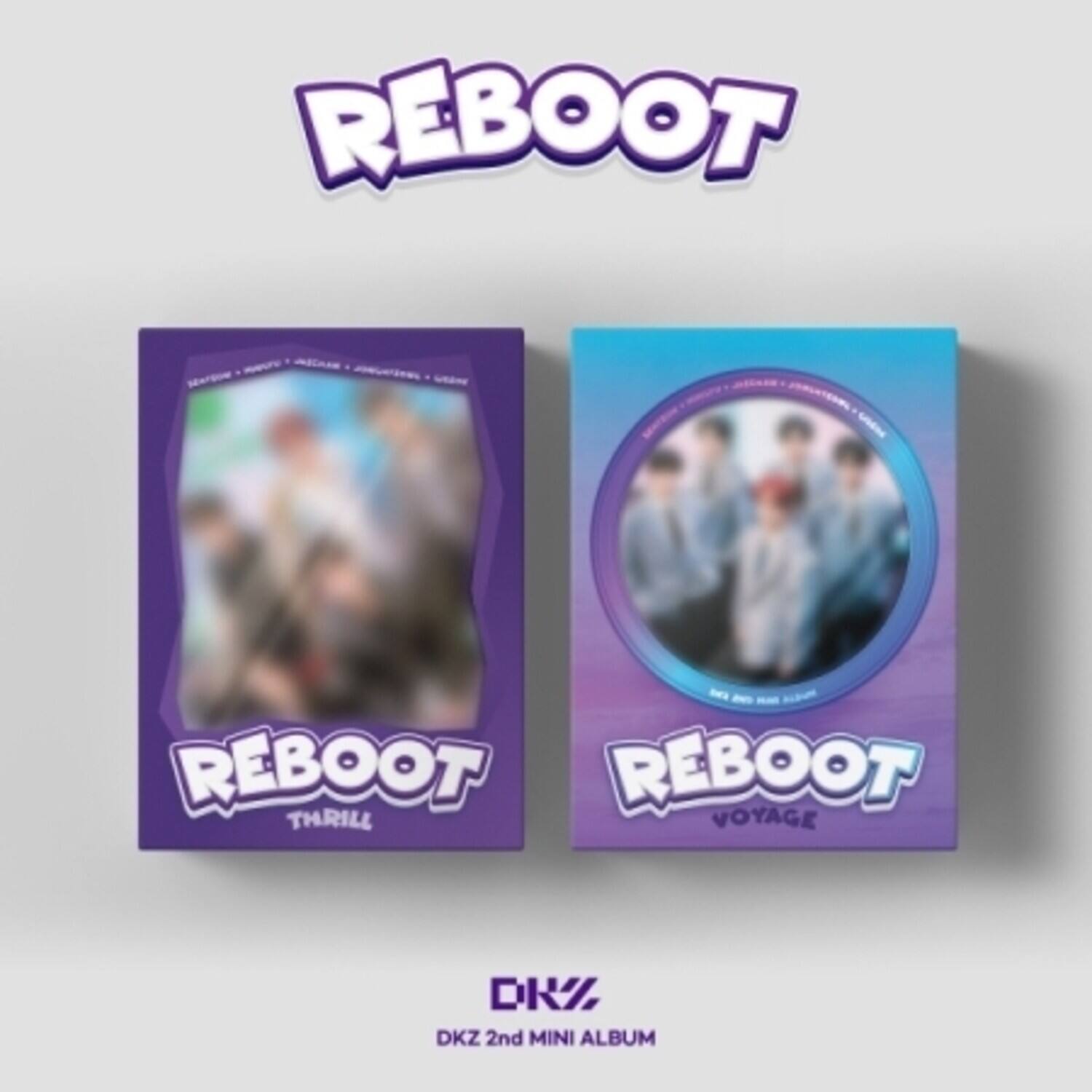 DKZ Reboot incl. 88pg Photobook, 2 Photocards, 2 Character Cards ...
