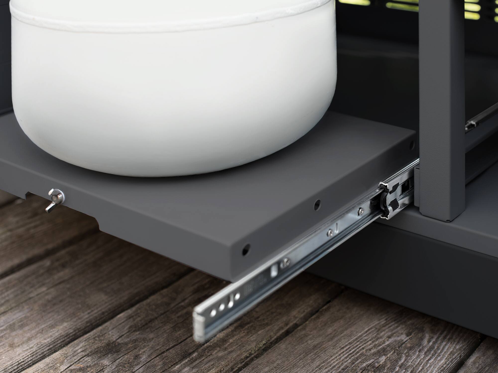 NewAge Products Outdoor Kitchen Aluminum 4 Piece Cabinet Set with ...