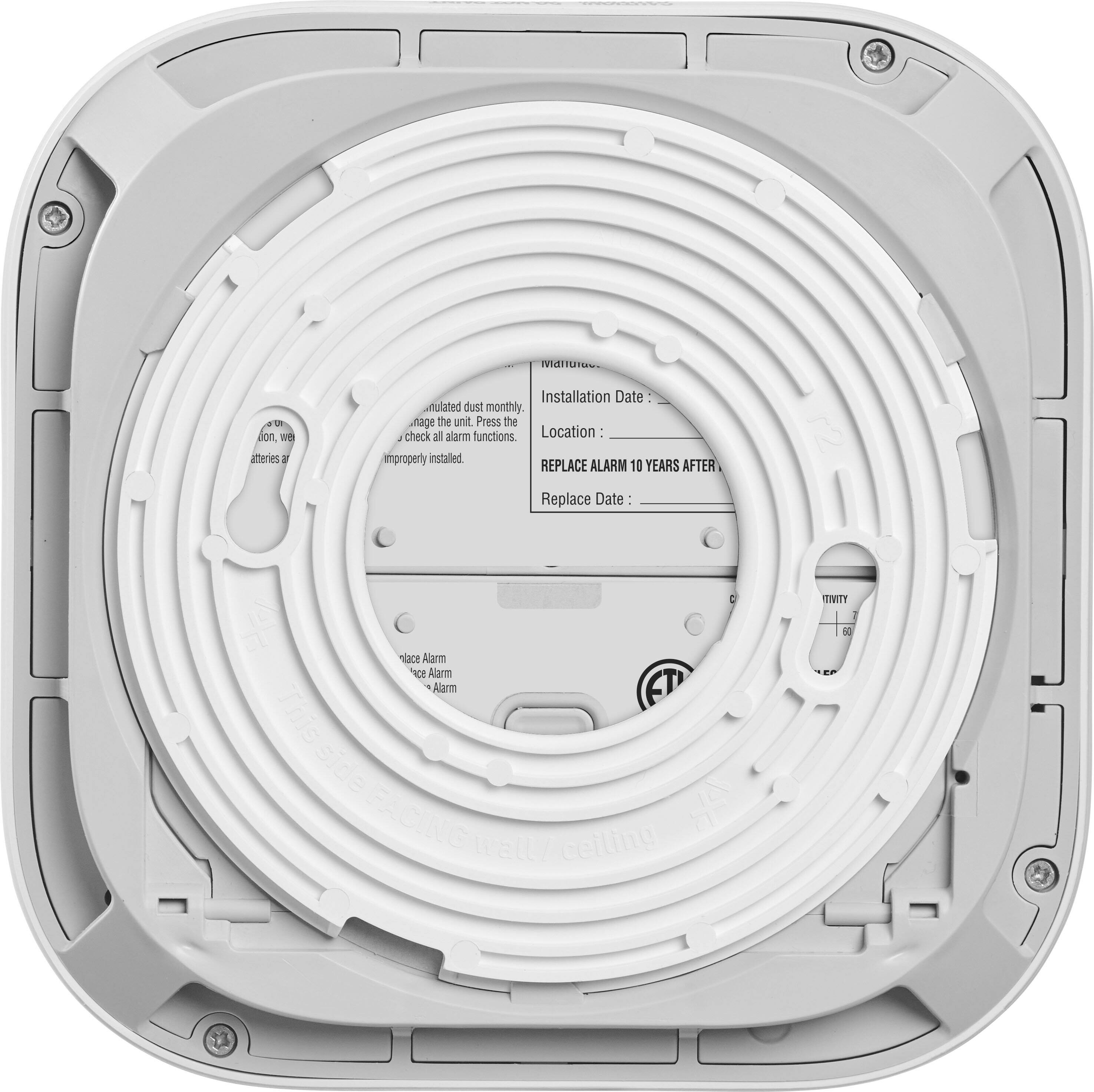 First Alert Smoke and Carbon Monoxide Detector Battery Powered White ...