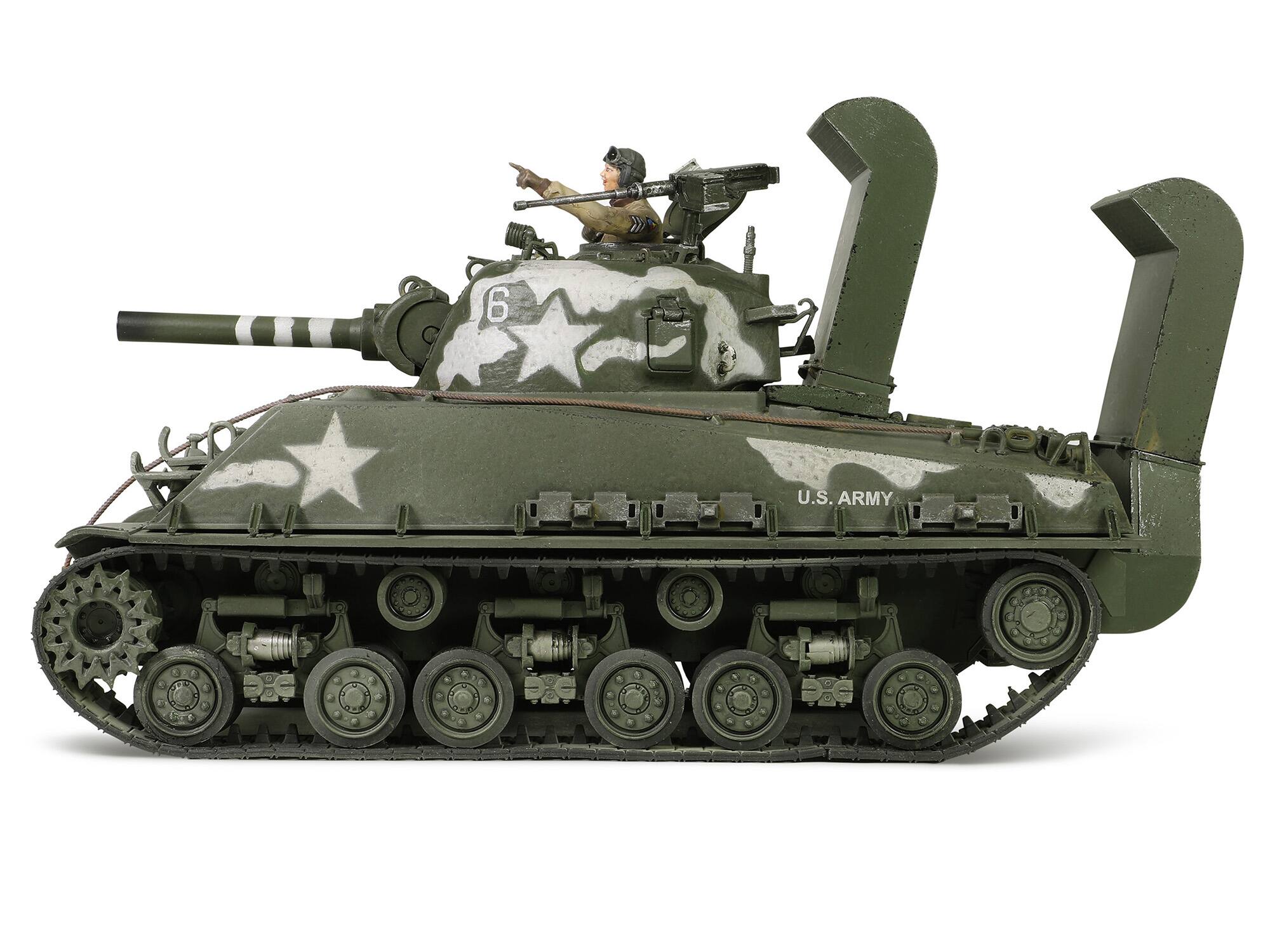 Metal Proud Sherman M4 (105) Howitzer Medium Tank US Army 711th Tank ...