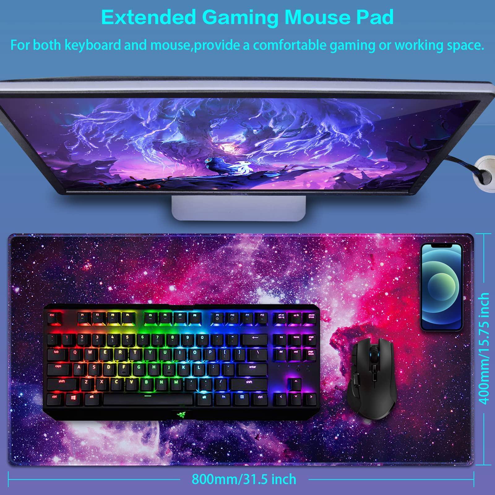 Pacoar Cade Gaming Mouse Pad Large Extended Big Computer Mousepad For ...