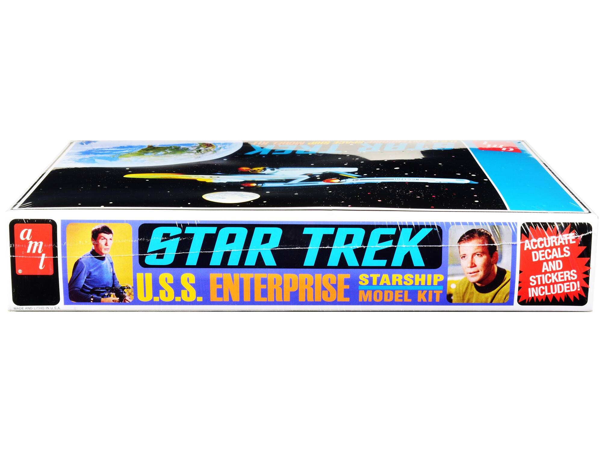 Skill 2 Model Kit U.S.S. Enterprise NCC 1701 Space Ship "Star Trek" 1/ ...