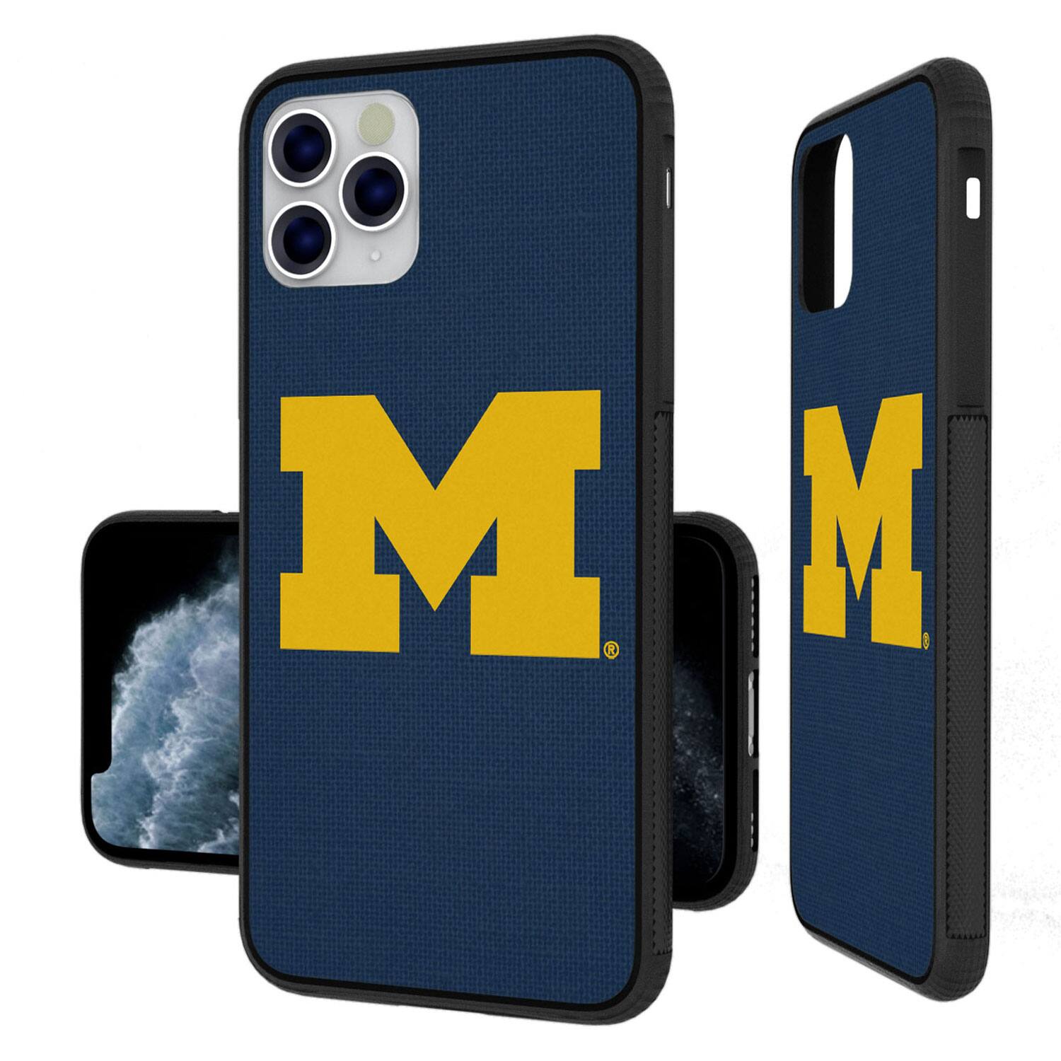Keyscaper NCAA Michigan Wolverines iPhone Solid Design Bump Case 16 Pro ...
