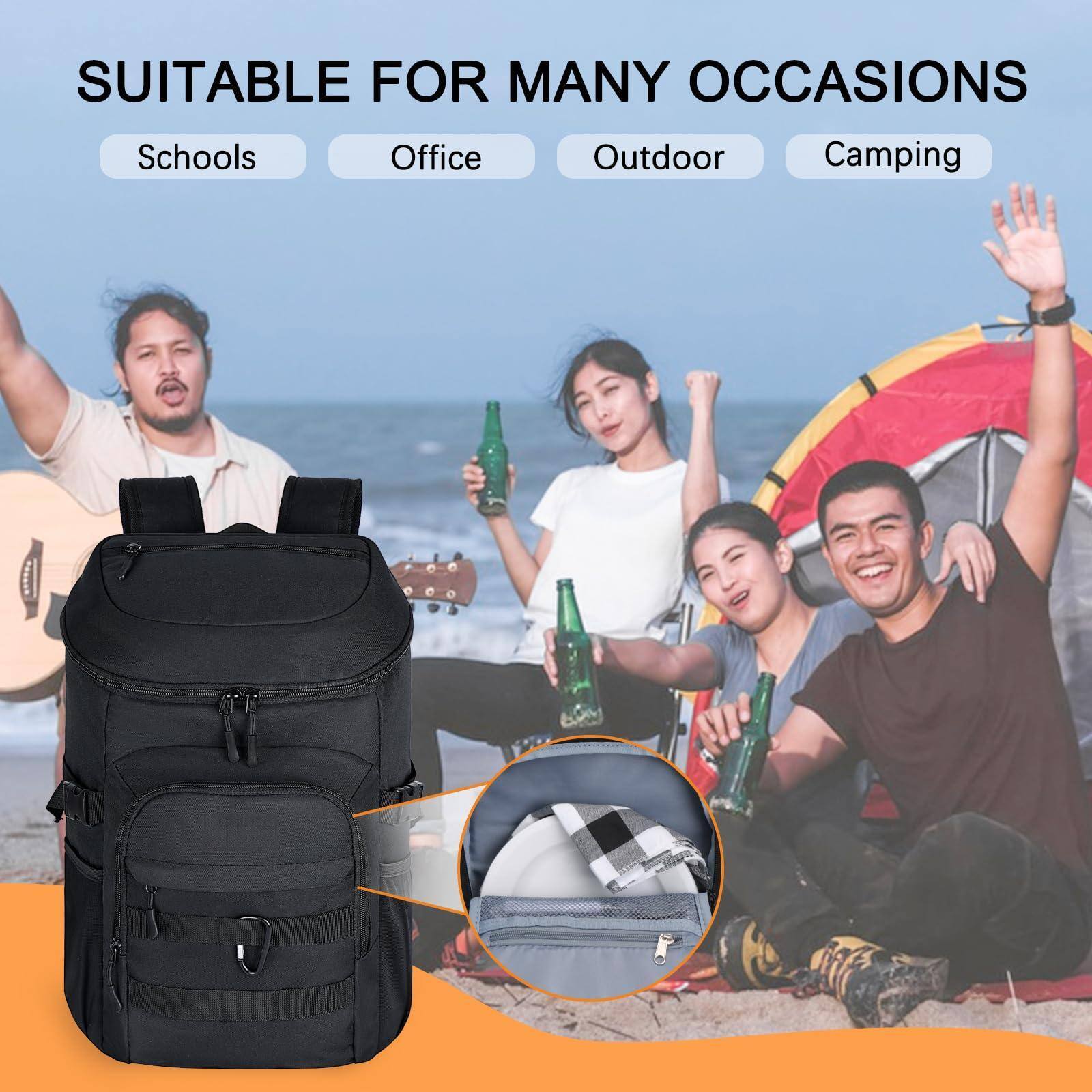Live At Space Cooler Backpack Insulated Leak Proof Small Soft Coolers ...