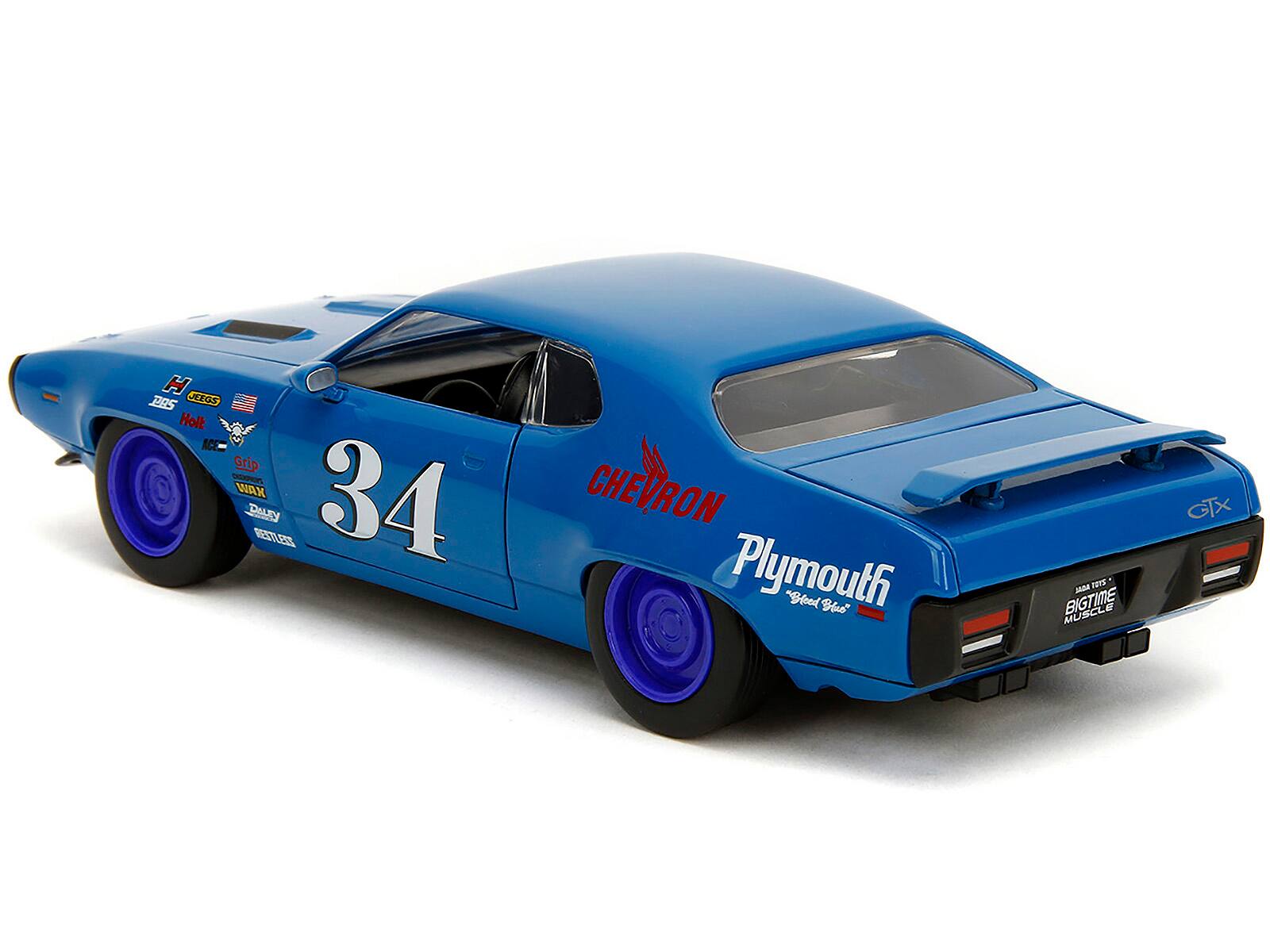 1972 Plymouth GTX #34 with Graphics "Bigtime Muscle" Series 1/24 ...