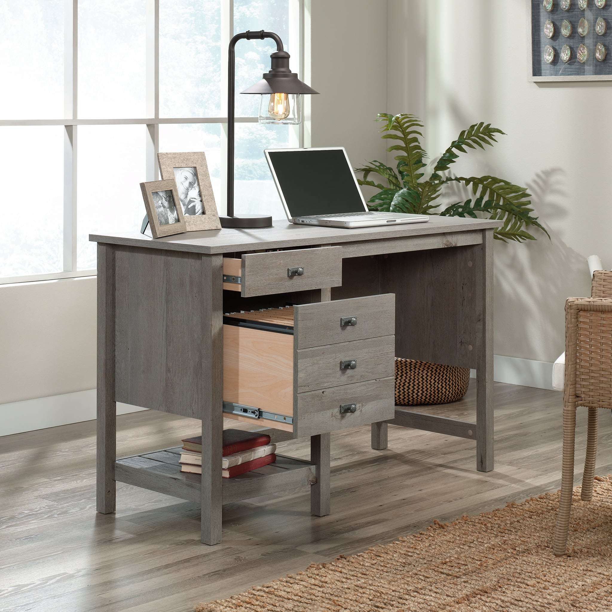 Best Buy Sauder Cottage Road Desk Mystic Oak 427308