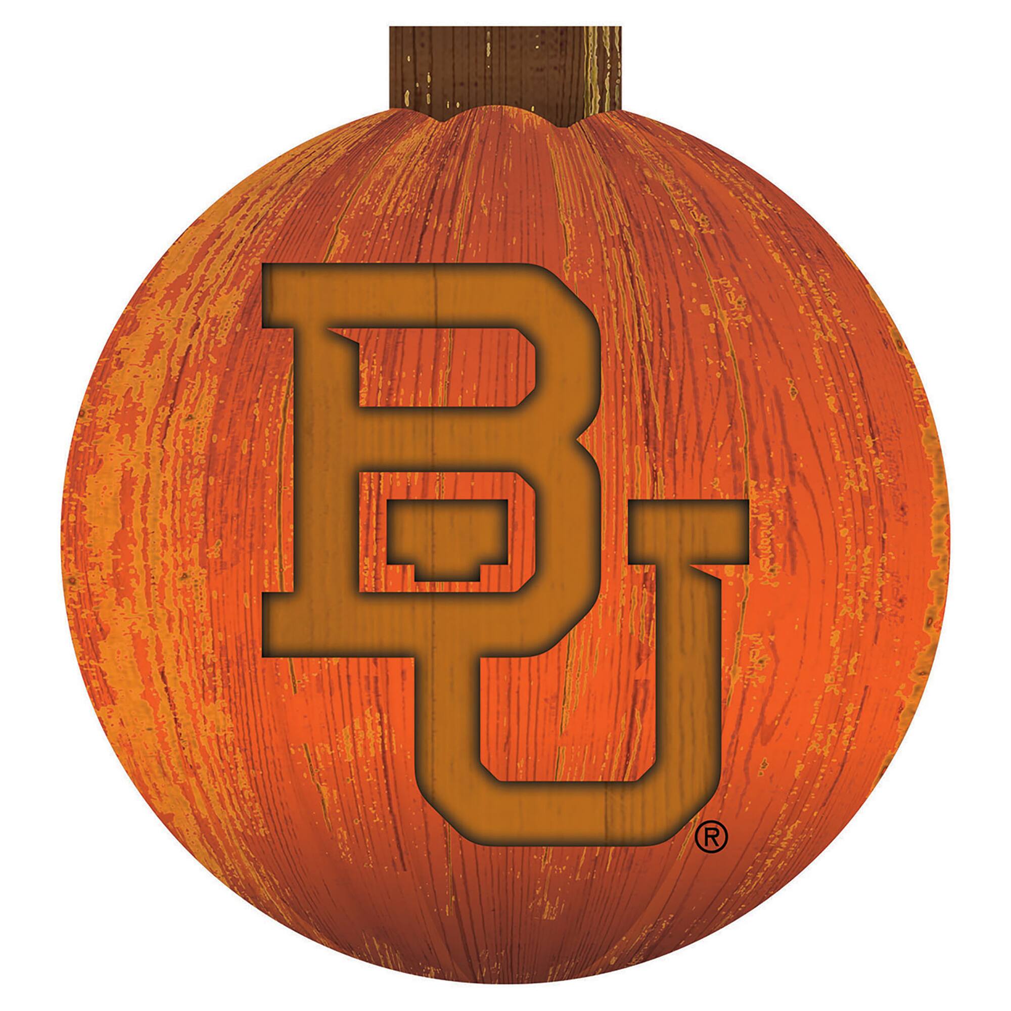 Orange Fan Creations - Baylor Bears 12'' Pumpkin Sign - 5038145 - buy ...
