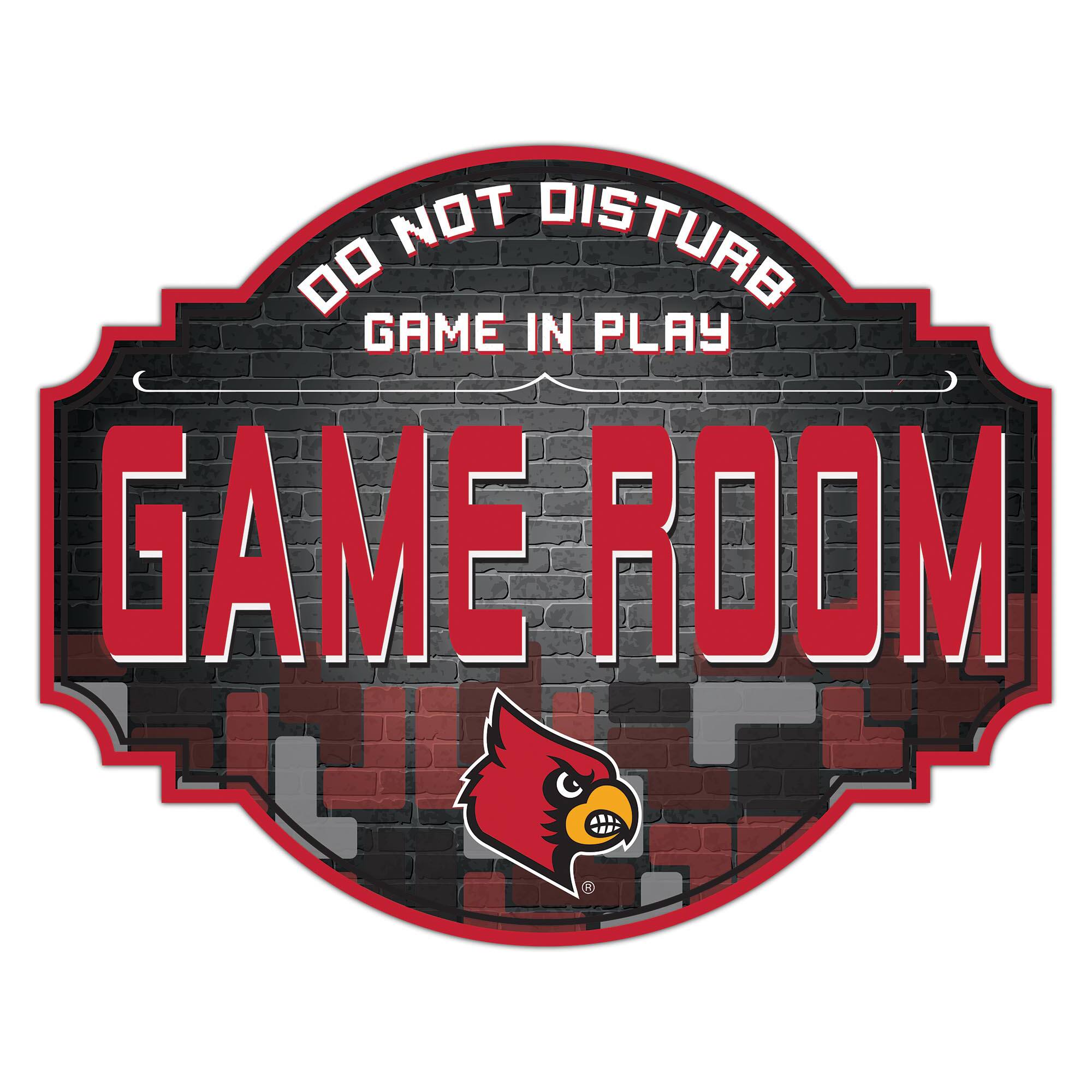 Fan Creations Louisville Cardinals 12'' Game Room Tavern Sign ...