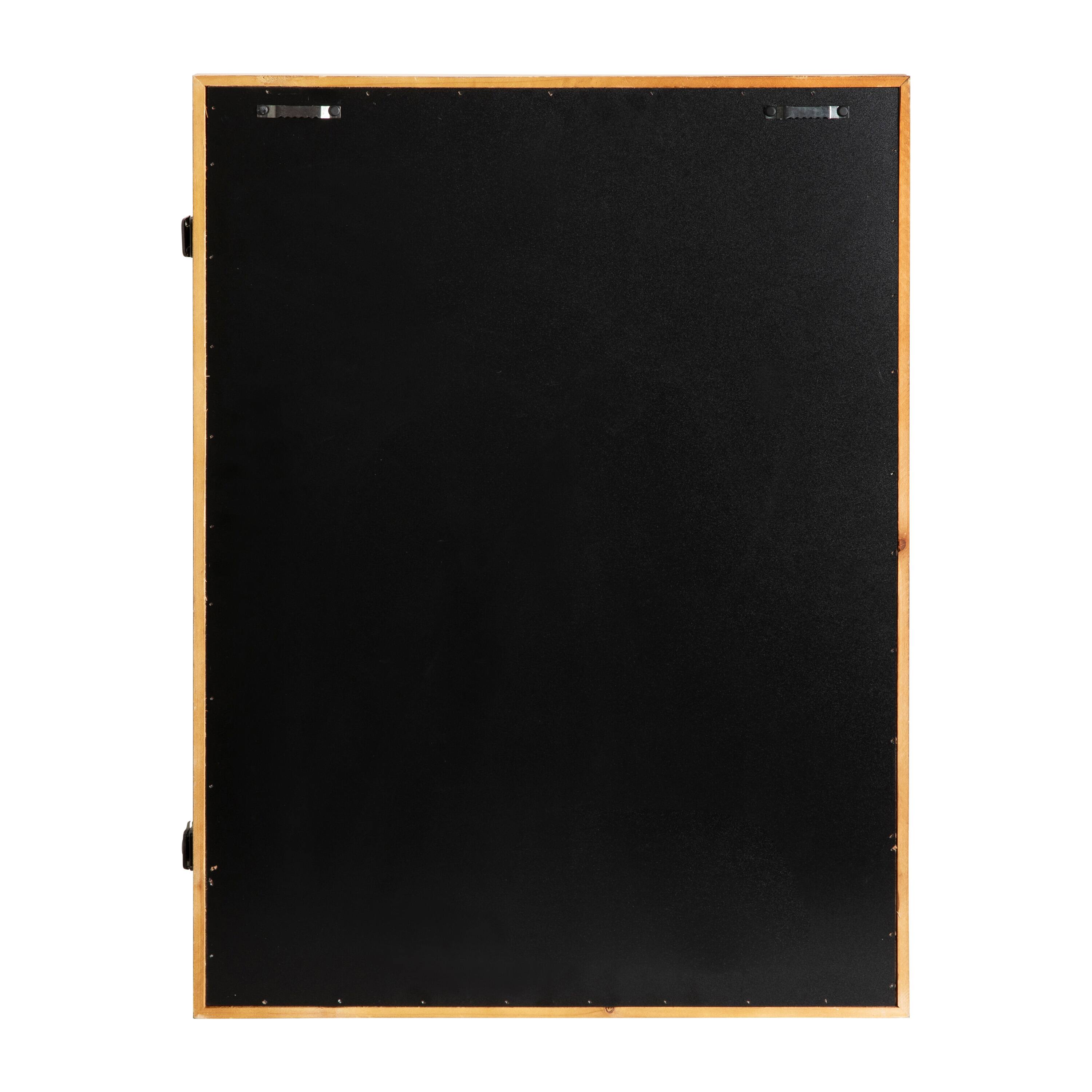 Emma + Oliver Presley Wooden Display Case with Foam Back Board, Linen ...