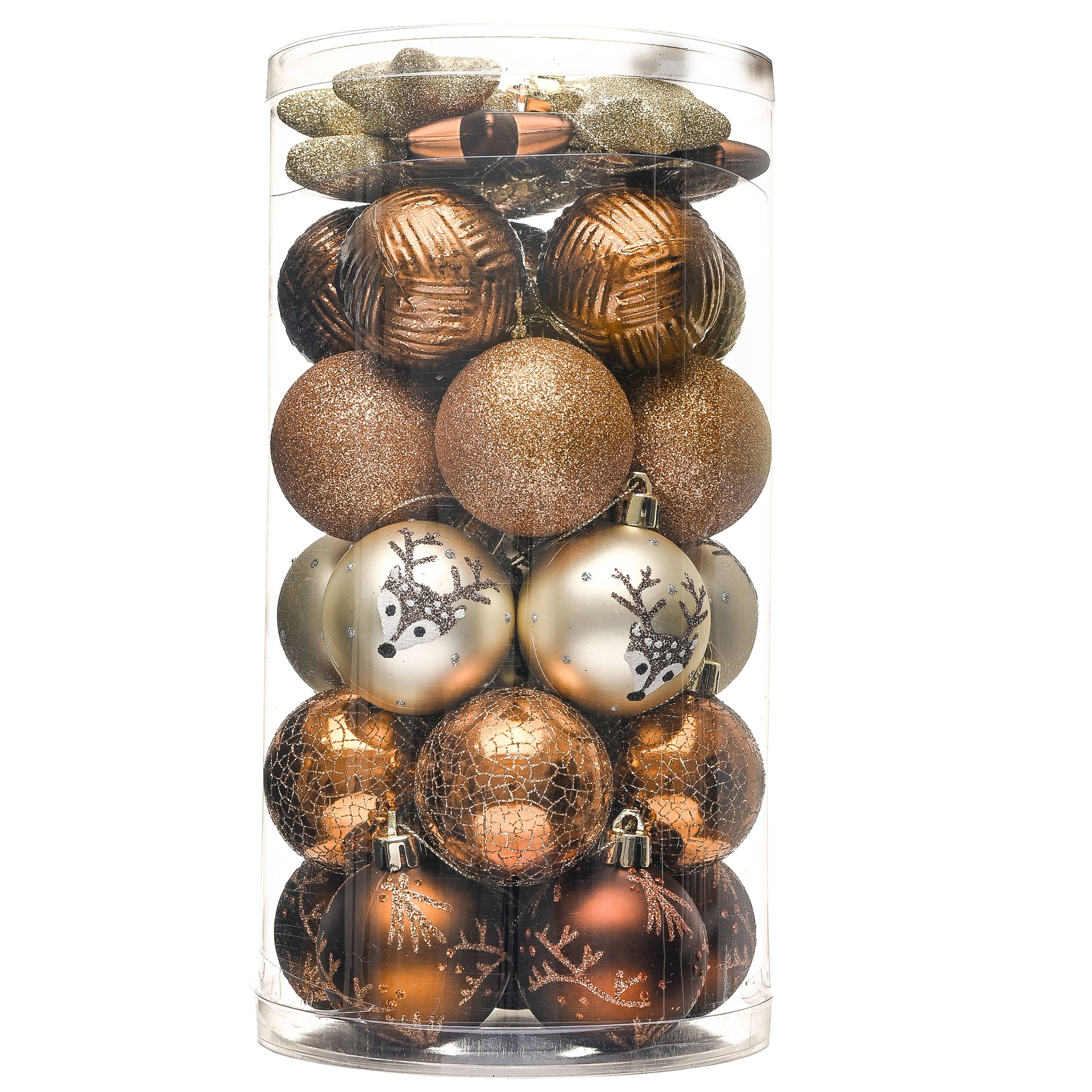 OrnamentallyYou Autumn Color Christmas Ornament Bundle Assorted 35 ...