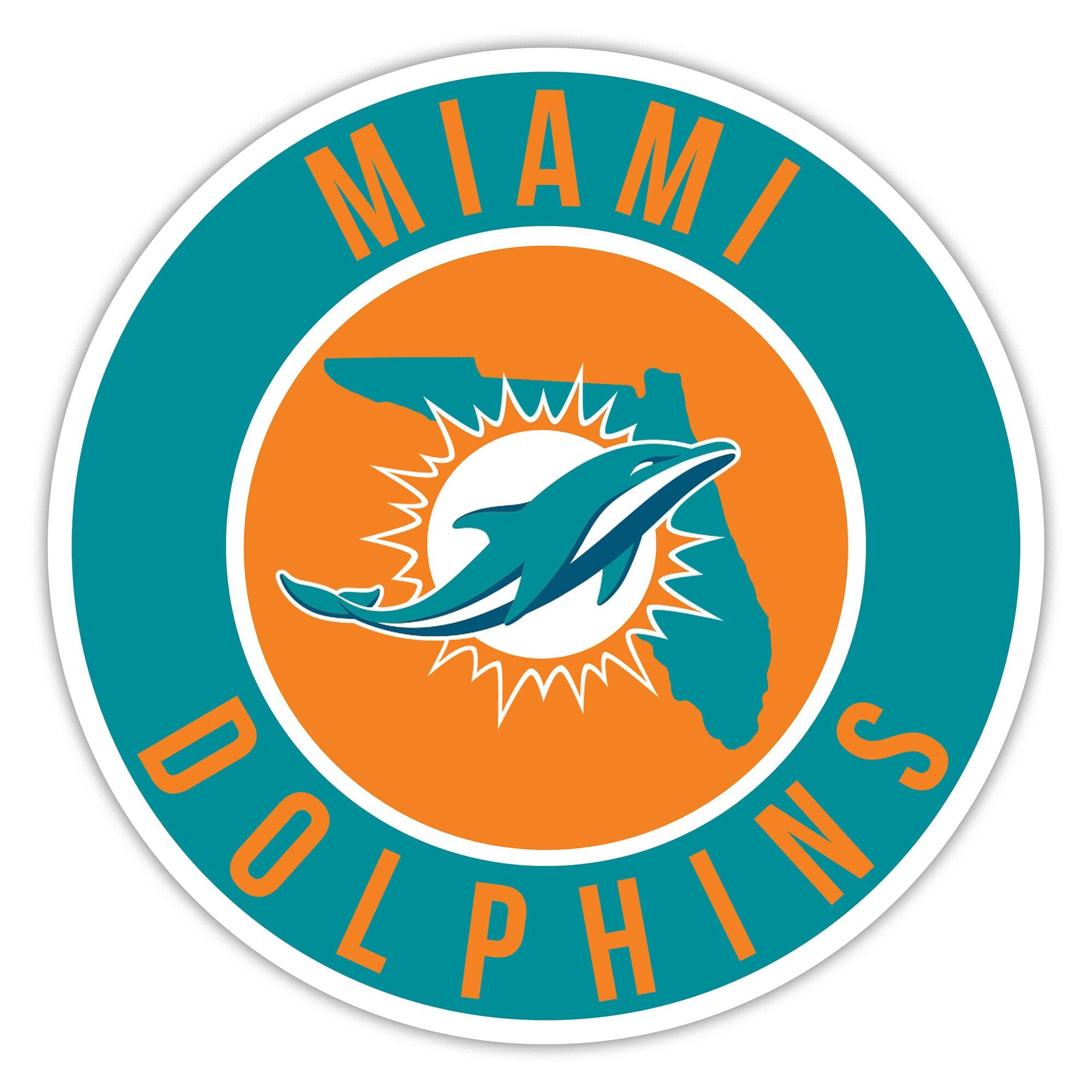 Fan Creations Miami Dolphins 12" State Circle Sign Multicolor 203426455 ...