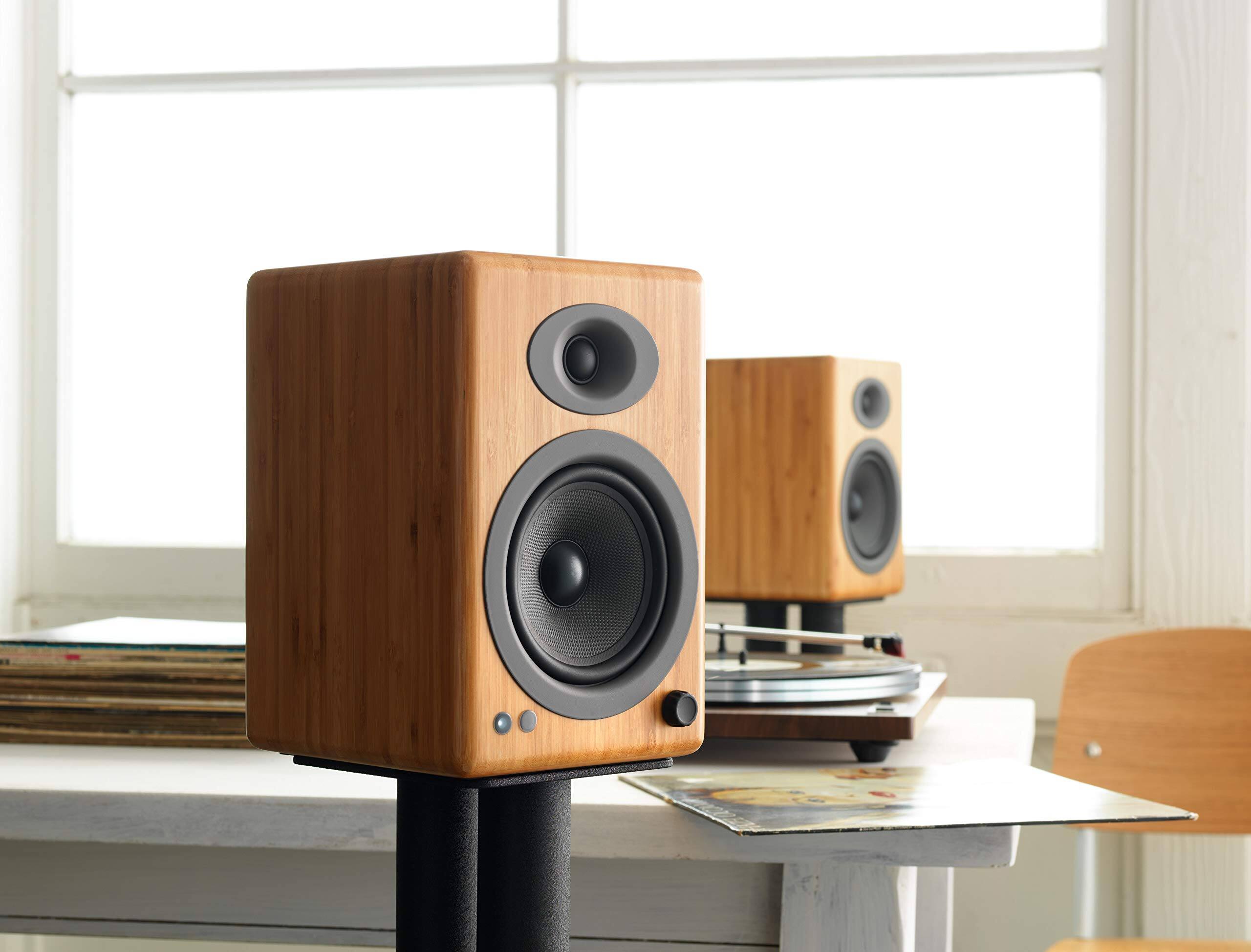 Audioengine A5+ Home Music System w/ Bluetooth aptX HD Bamboo A5+BT-US ...