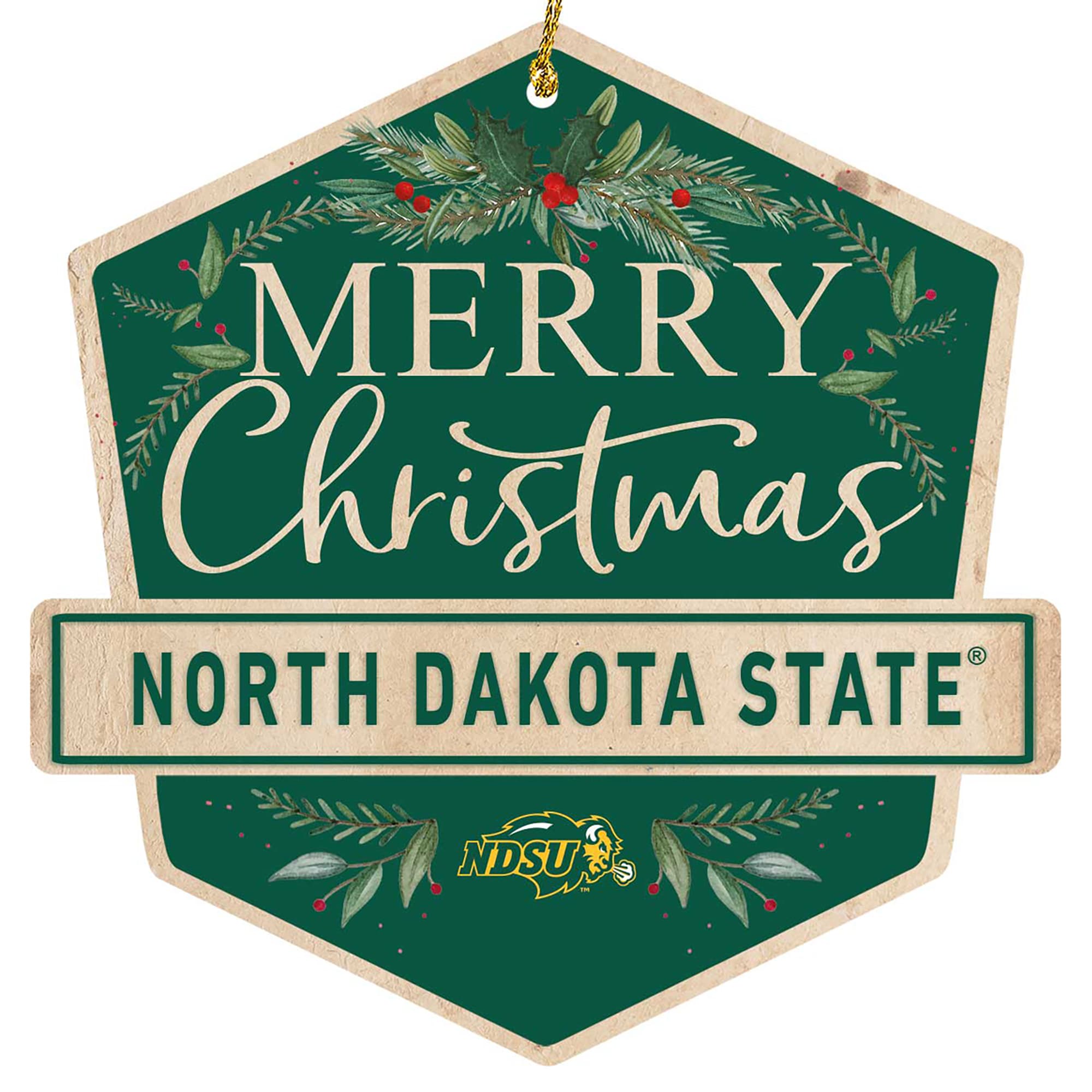 Jardine NDSU Bison Ornament Bundle White 200757708 - Best Buy