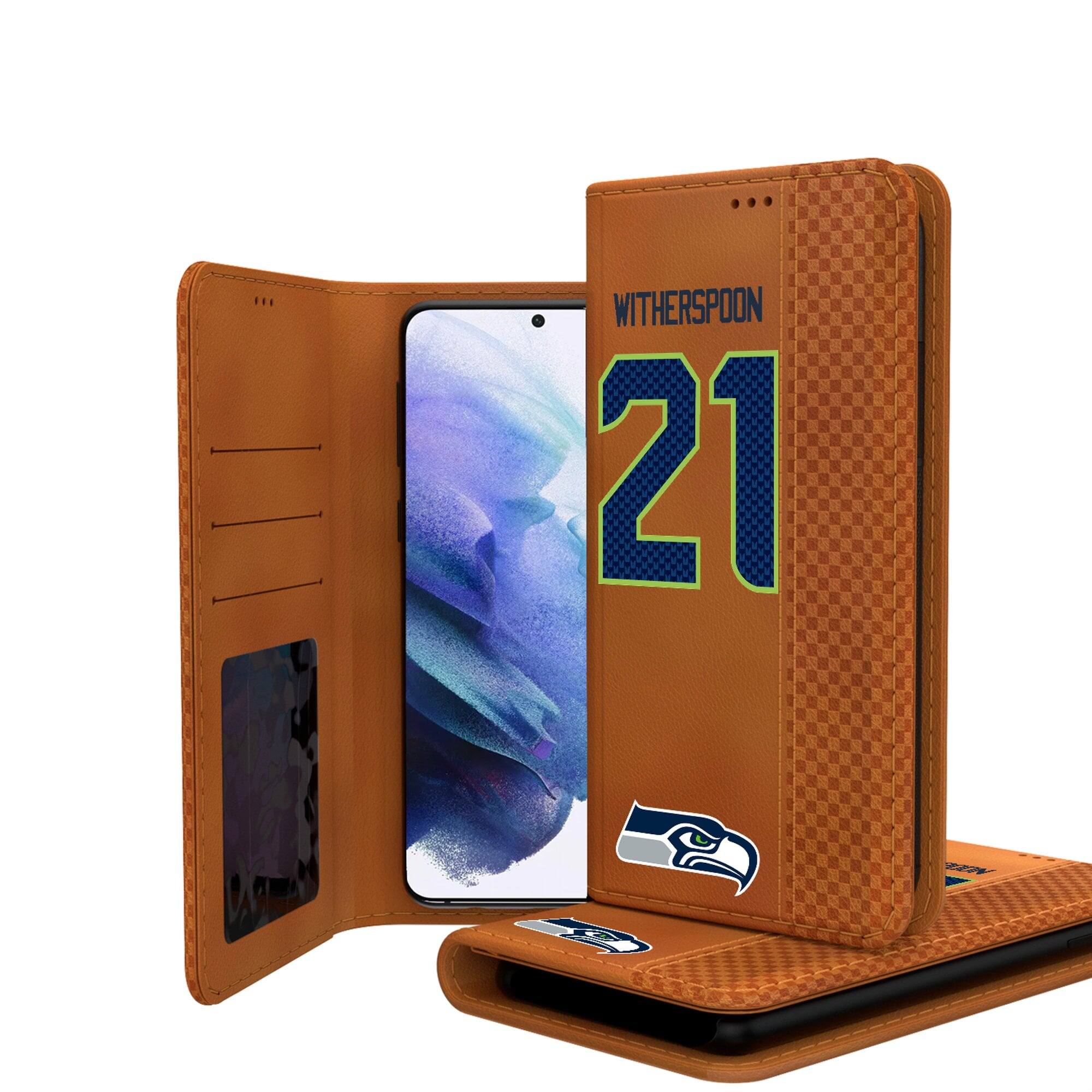 Keyscaper NFL Devon Witherspoon Seattle Seahawks Galaxy Folio Case S22 ...