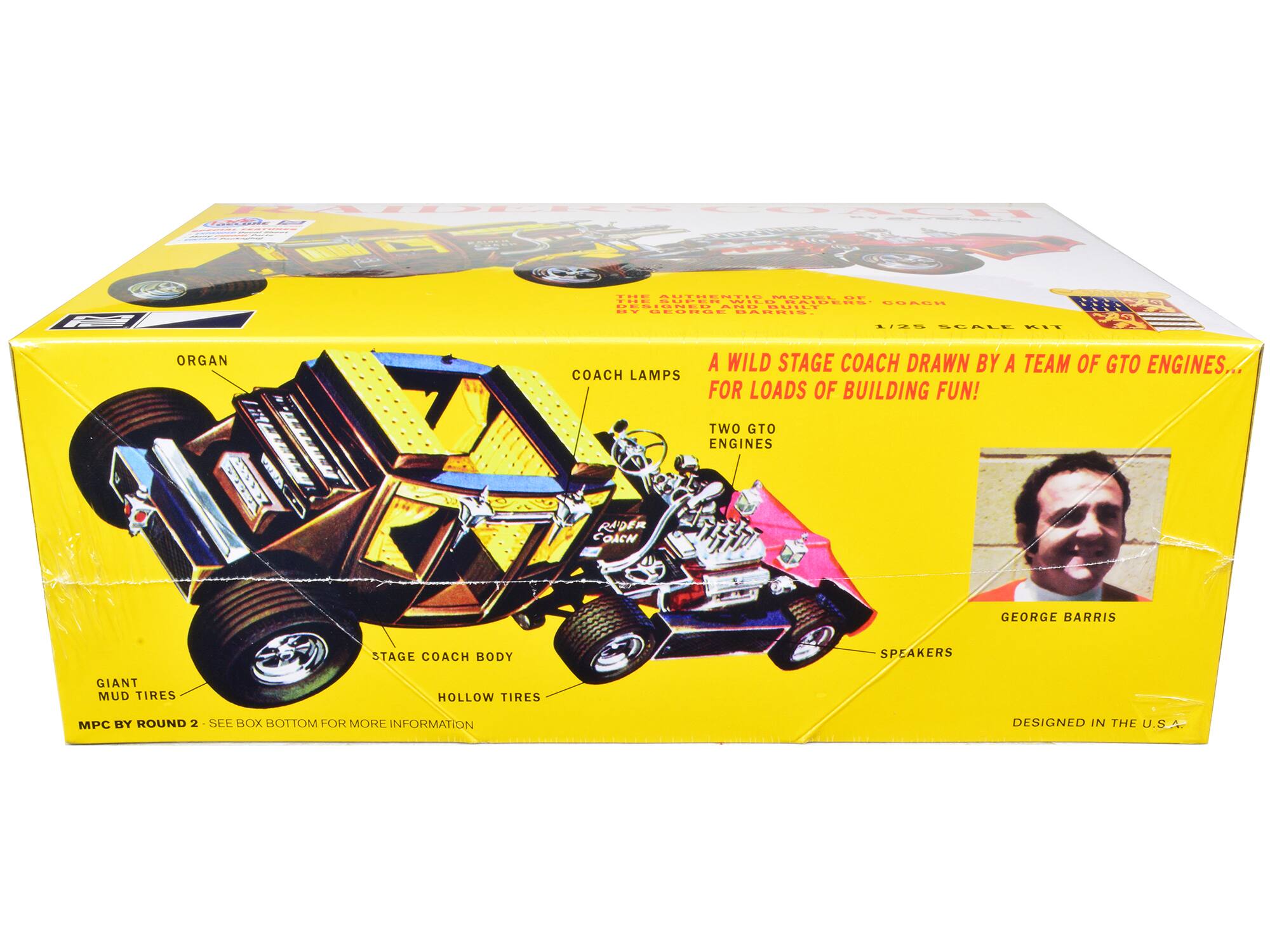 Skill 2 Model Kit George Barris' Super Wild Raiders' Coach 1/25 Scale ...