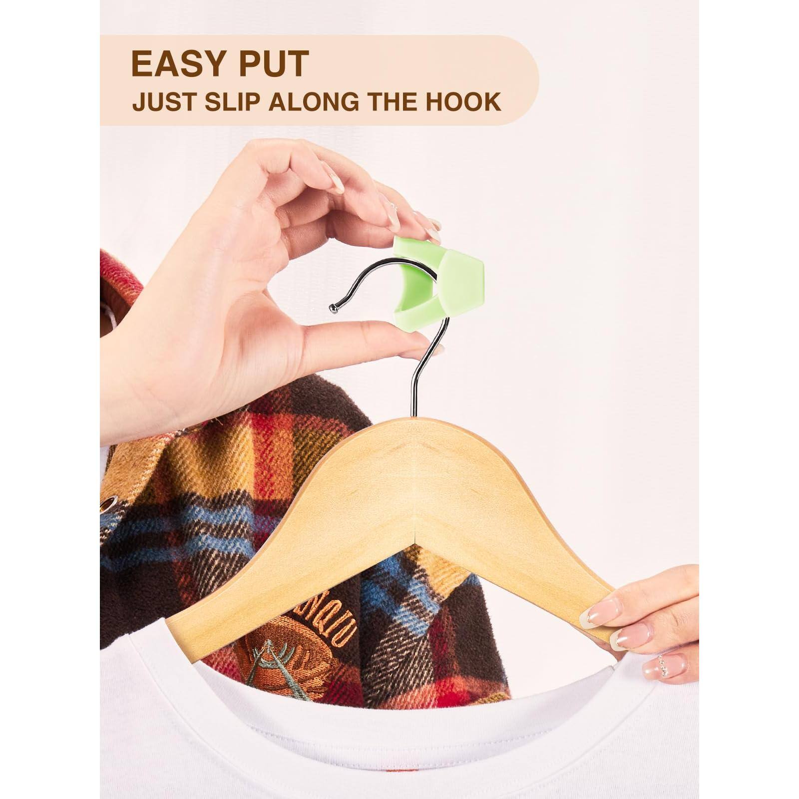 Dapper Styles Closet Organizers And Storage College Dorm Room Clothes Hangers Connector Hooks ...