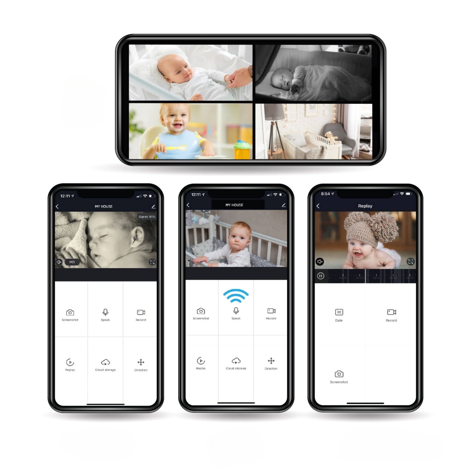 Customer Reviews: MOBI Cam HDX Smart HD Pan & Tilt Wi-Fi Baby ...