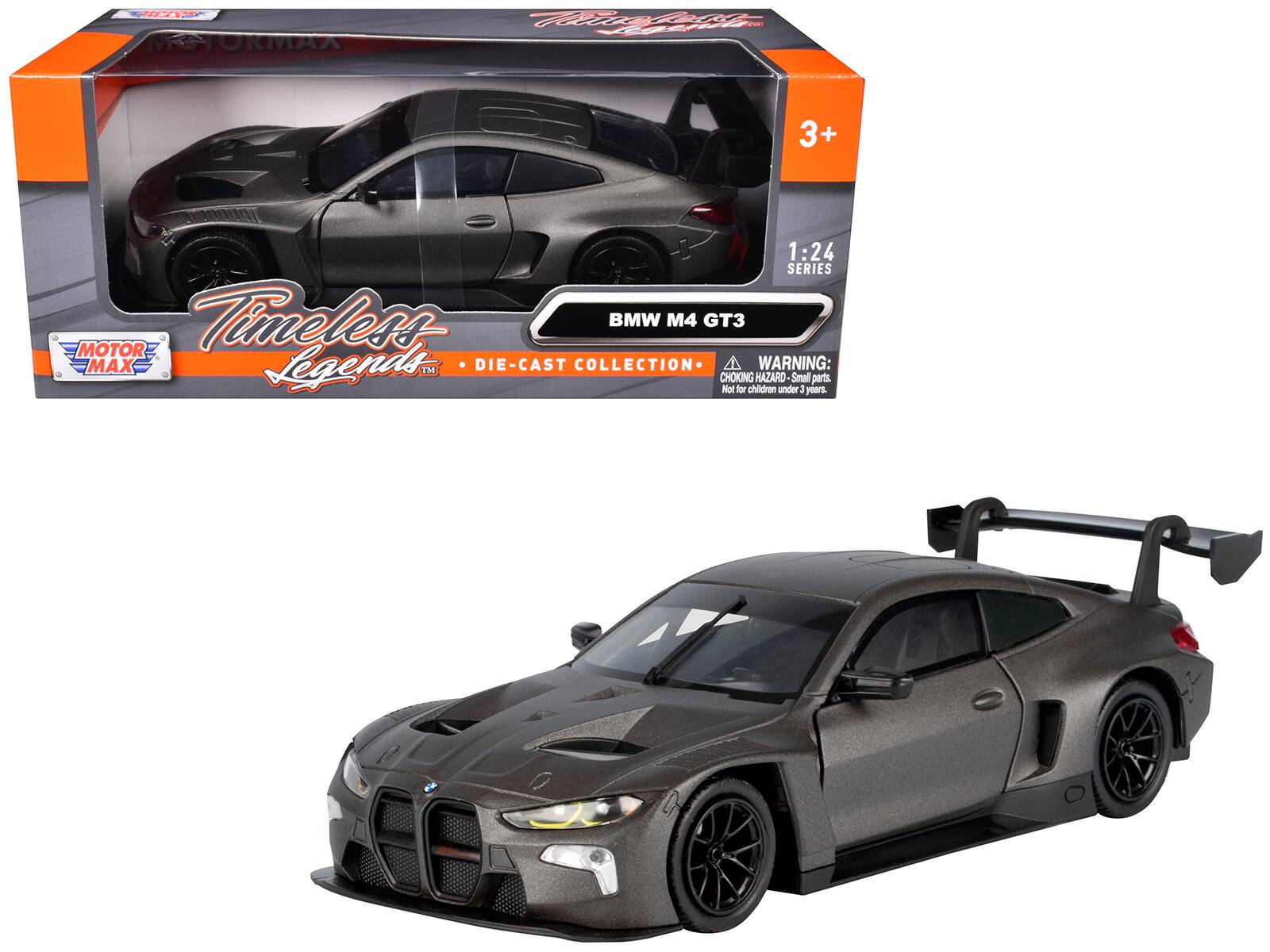 BMW M2 GT3 Matt Black "Timeless Legends" Series 1/24 Diecast Model Car ...