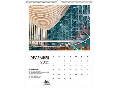 House of Doolittle 2025 Abstract Architecture 11" x 14" Monthly Wall ...