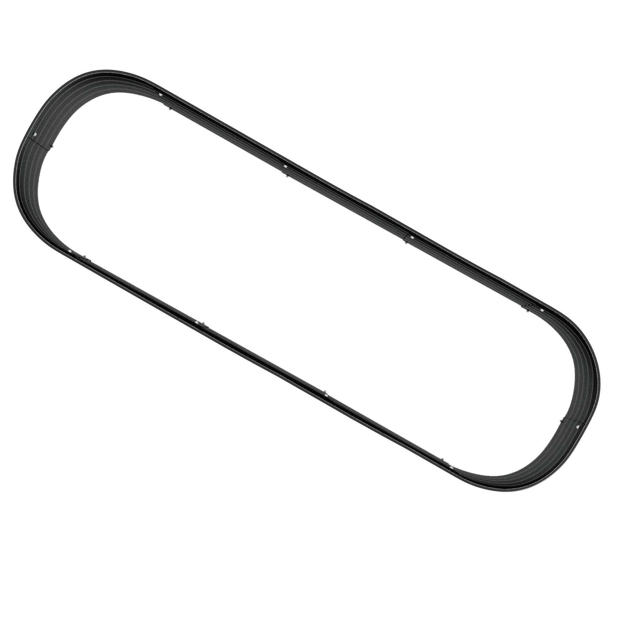 Outsunny 6.5' x 2' x 1' Galvanized Raised Garden Bed Kit, Outdoor Metal ...