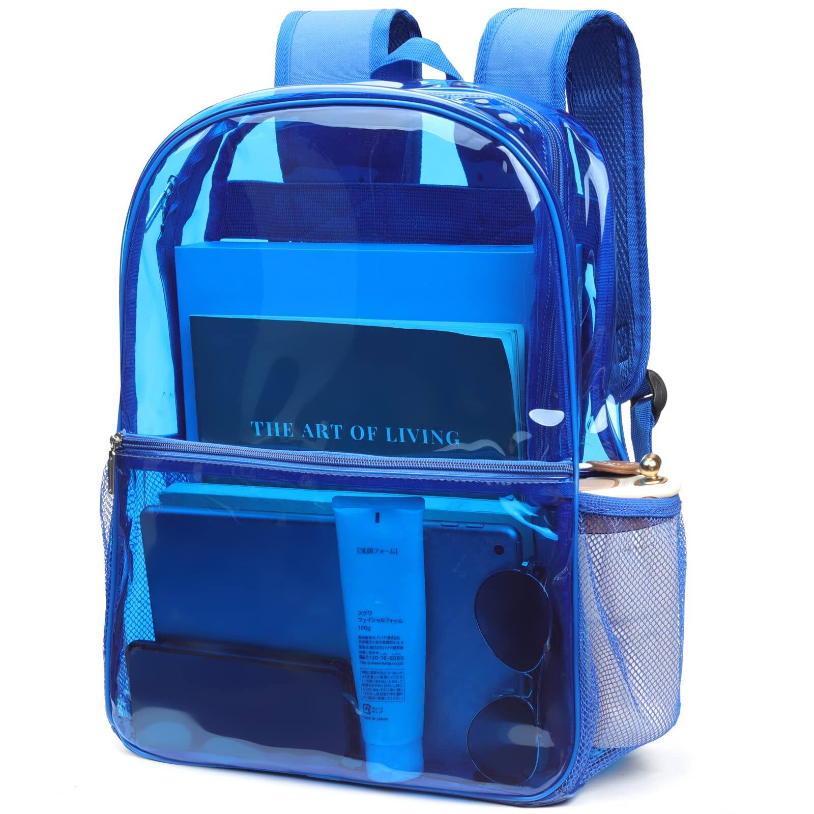Pacoar Cade Clear Backpack Heavy Duty Large Tpu Transparent Backpacks ...