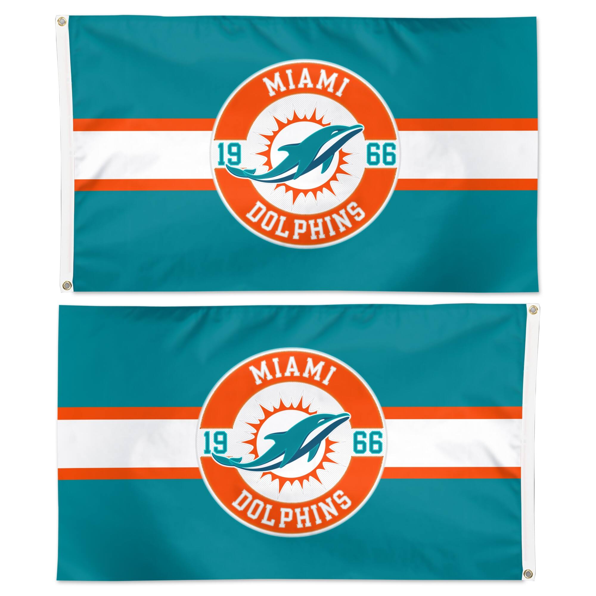 WinCraft Miami Dolphins 3' x 5' Applique Flag Multicolor 202227625 ...