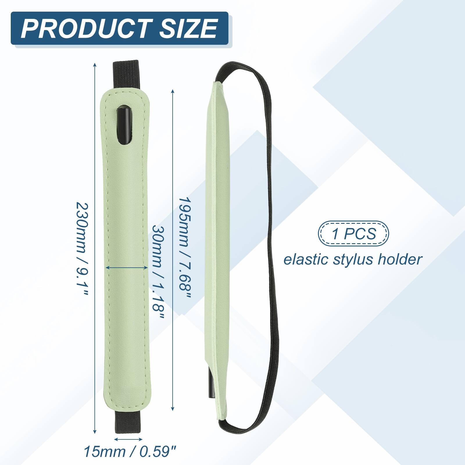 Unique Bargains Universal Stylus Holder for Tablet Retractable Elastic ...