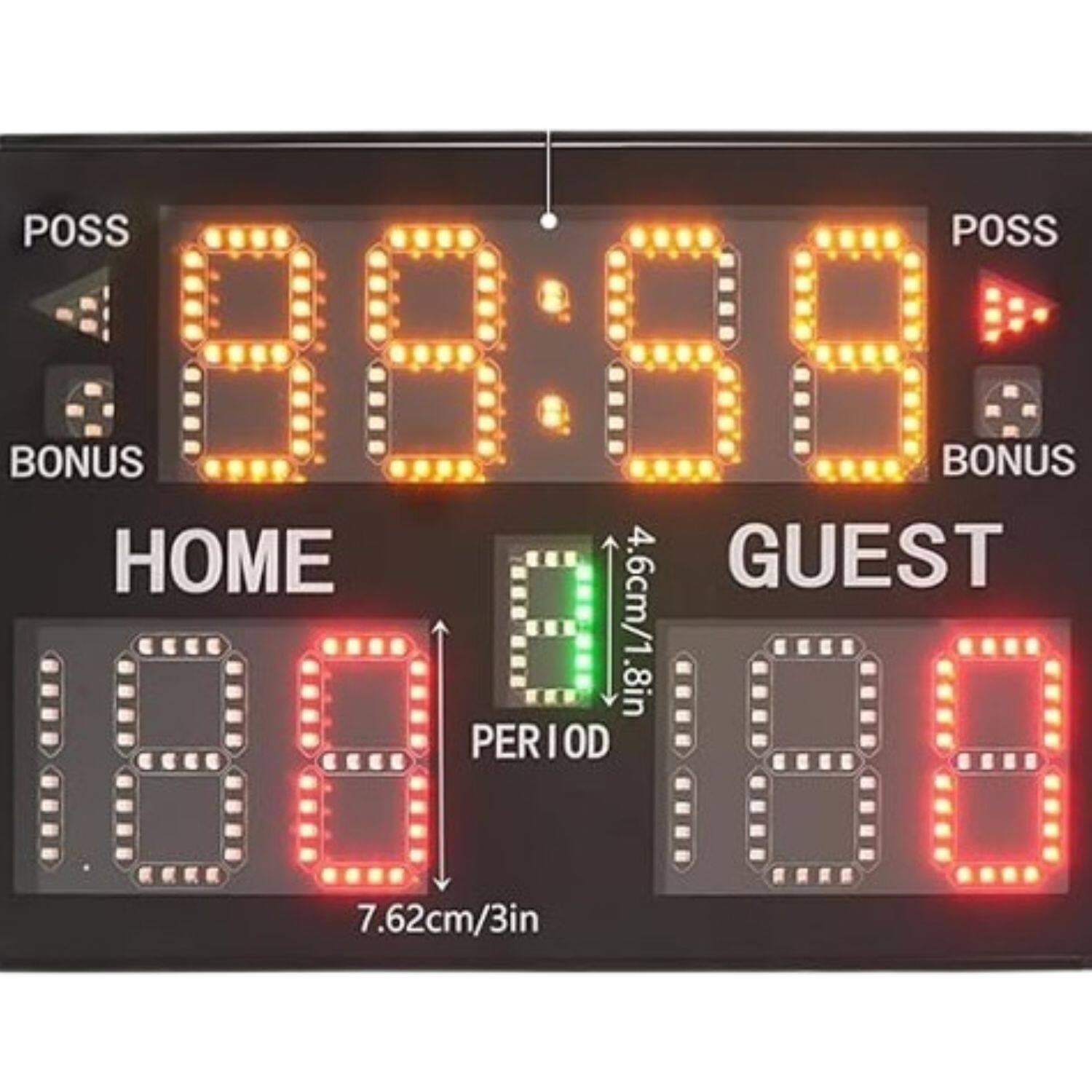 Stock Preferred LED Electronic Digital Scoreboard with Timer Clock ...