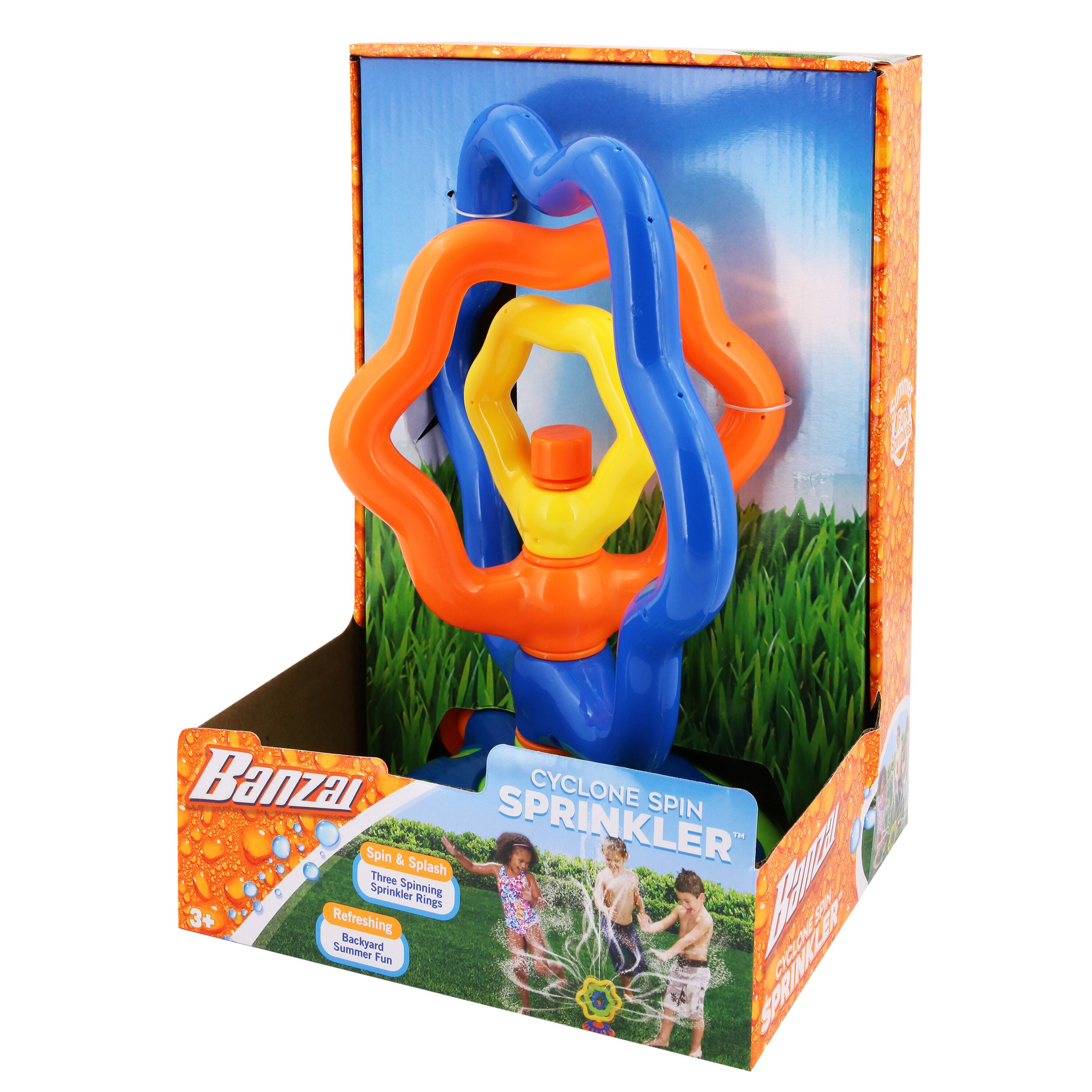 Best Buy: Banzai Cyclone Spin Sprinkler Bachyard Summer Fun! (colors ...