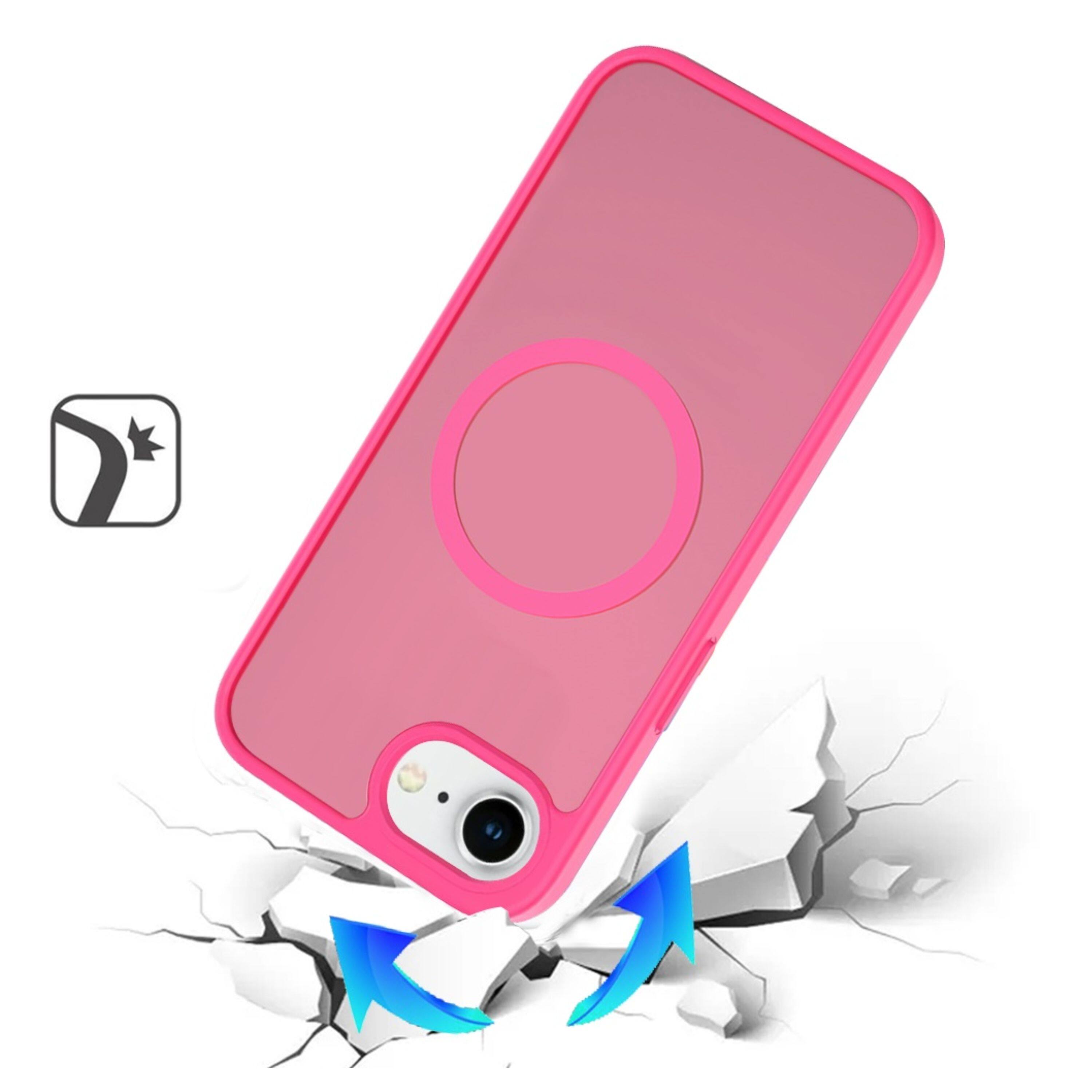 Left. Kitcheniva - Translucent Soft Touch Magnetic Circle Phone Case ...