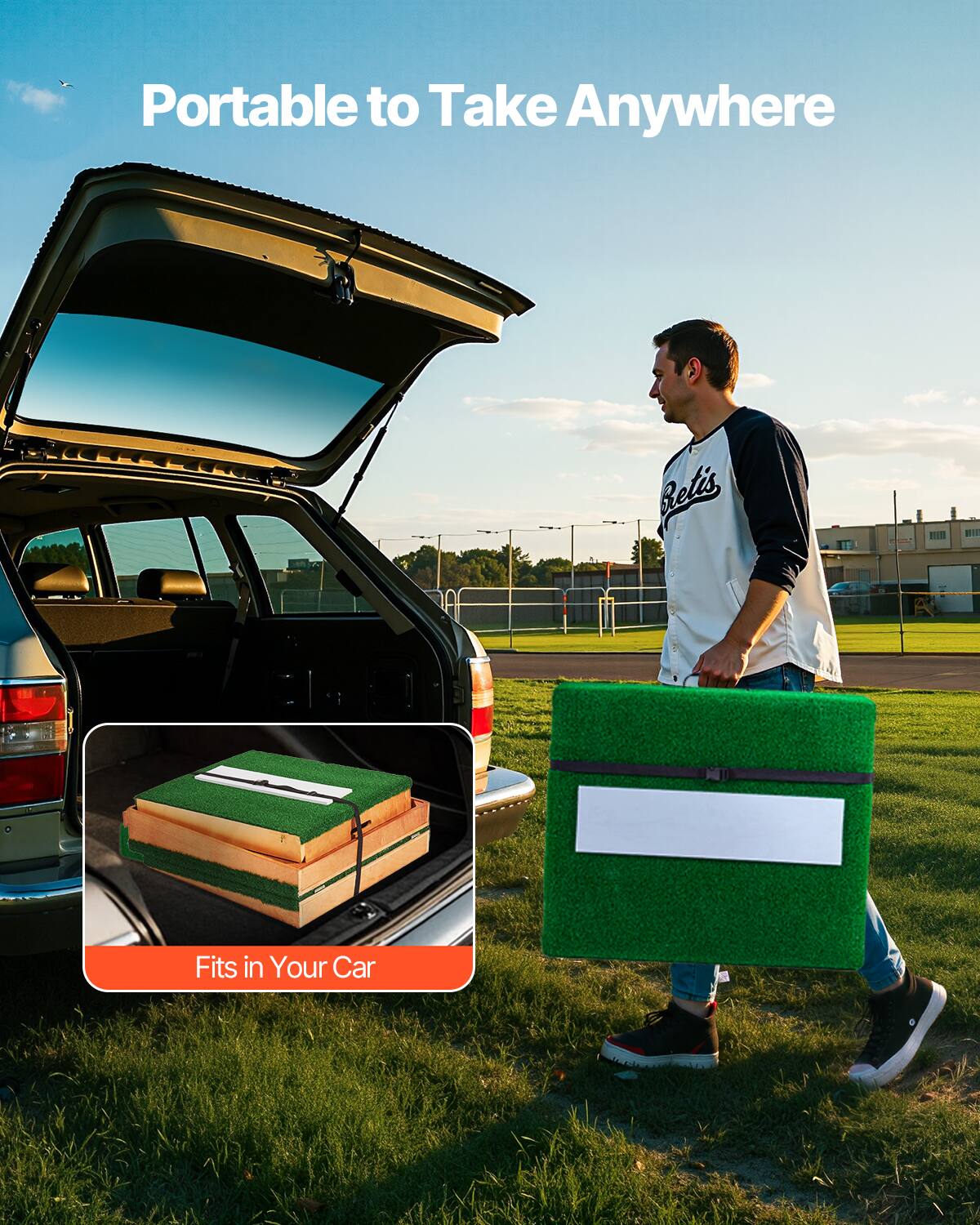 VEVOR Pitching Mound, Portable Baseball Pitcher's Mound, 85 in Indoor ...