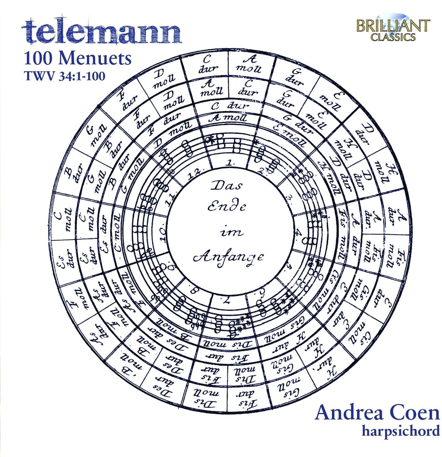 Andrea Coen 100 Menuets TWV 34 1 100 COMPACT DISCS [CD] - Best Buy