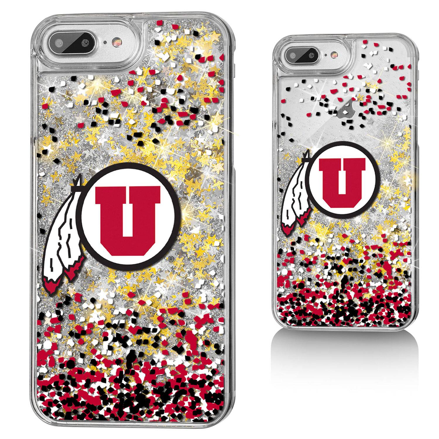 Keyscaper NCAA Utah Utes iPhone Glitter Confetti Design Case 13 Pro ...