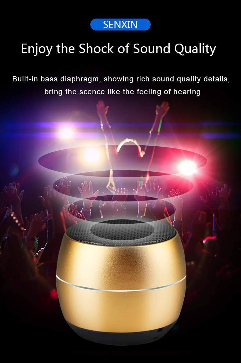 Stamp n Camp Portable Speaker Wireless Stereo Bluetooth 4.2 Travel ...