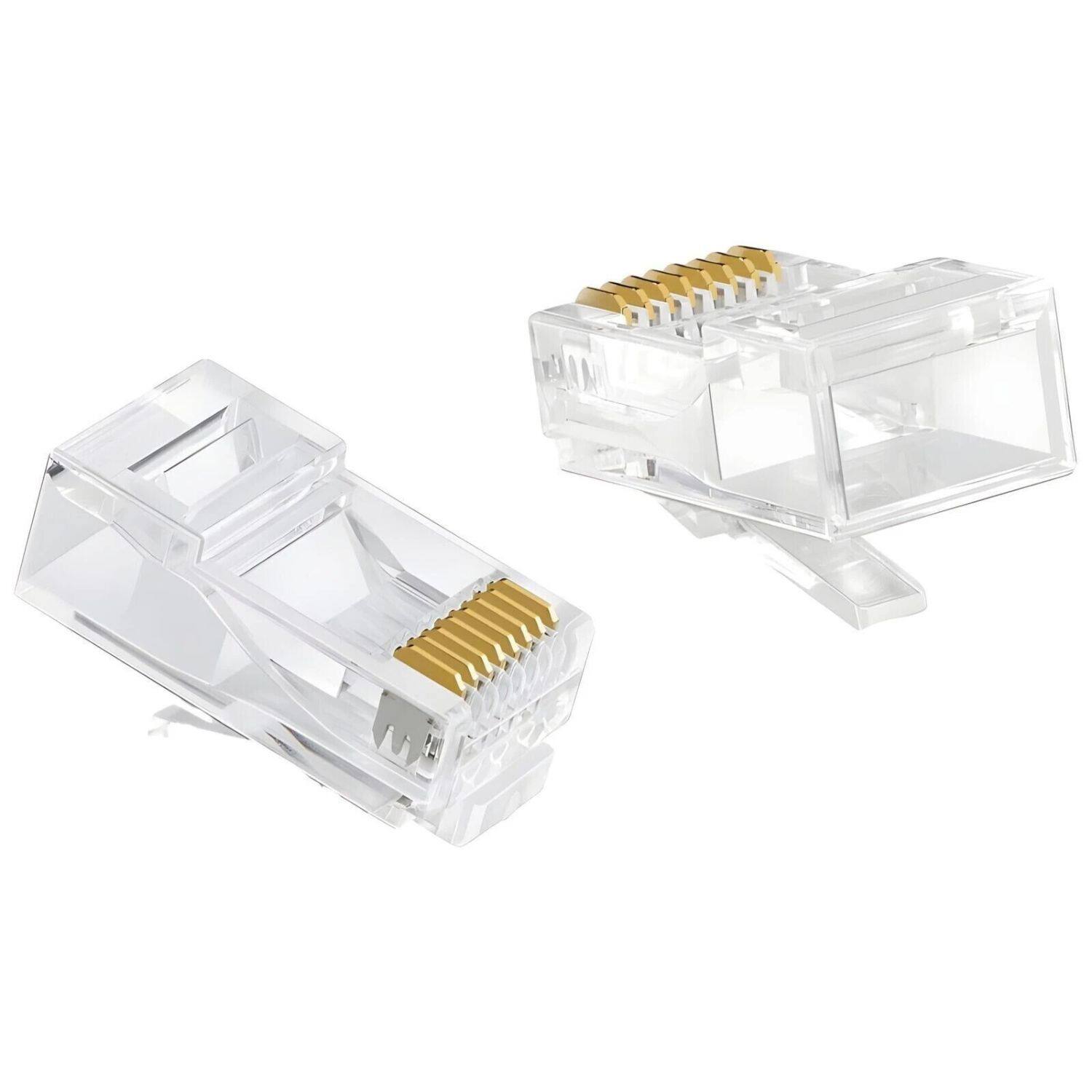 Home Collection 100pcs RJ45 Modular Plug Network Cable LAN Connector ...