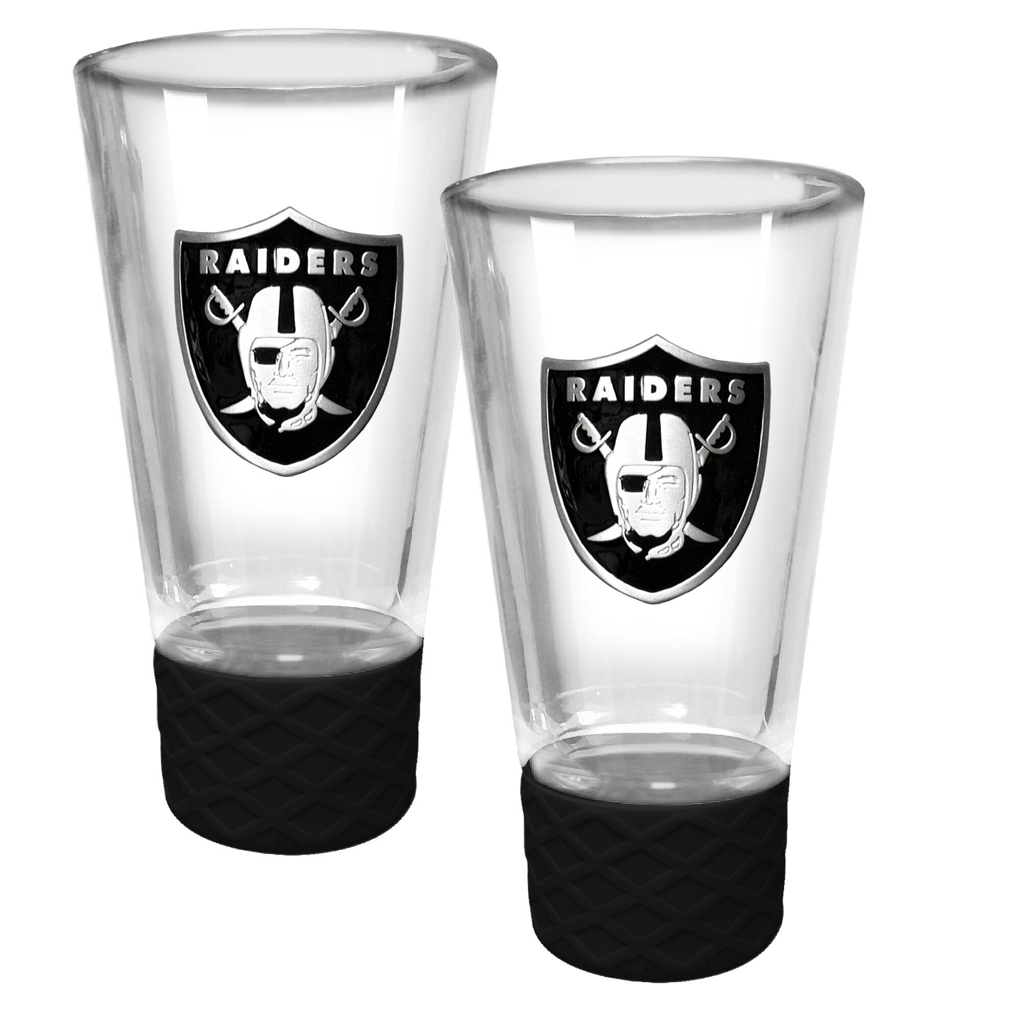 Great American Products Las Vegas Raiders 2 Pack 4oz. Cheer Shot Set ...