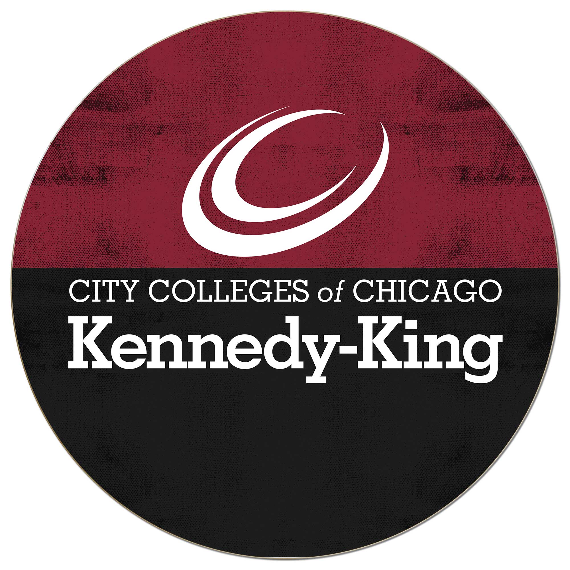 Jardine Kennedy King College Statesmen 20'' x 20'' Retro Logo Circle ...
