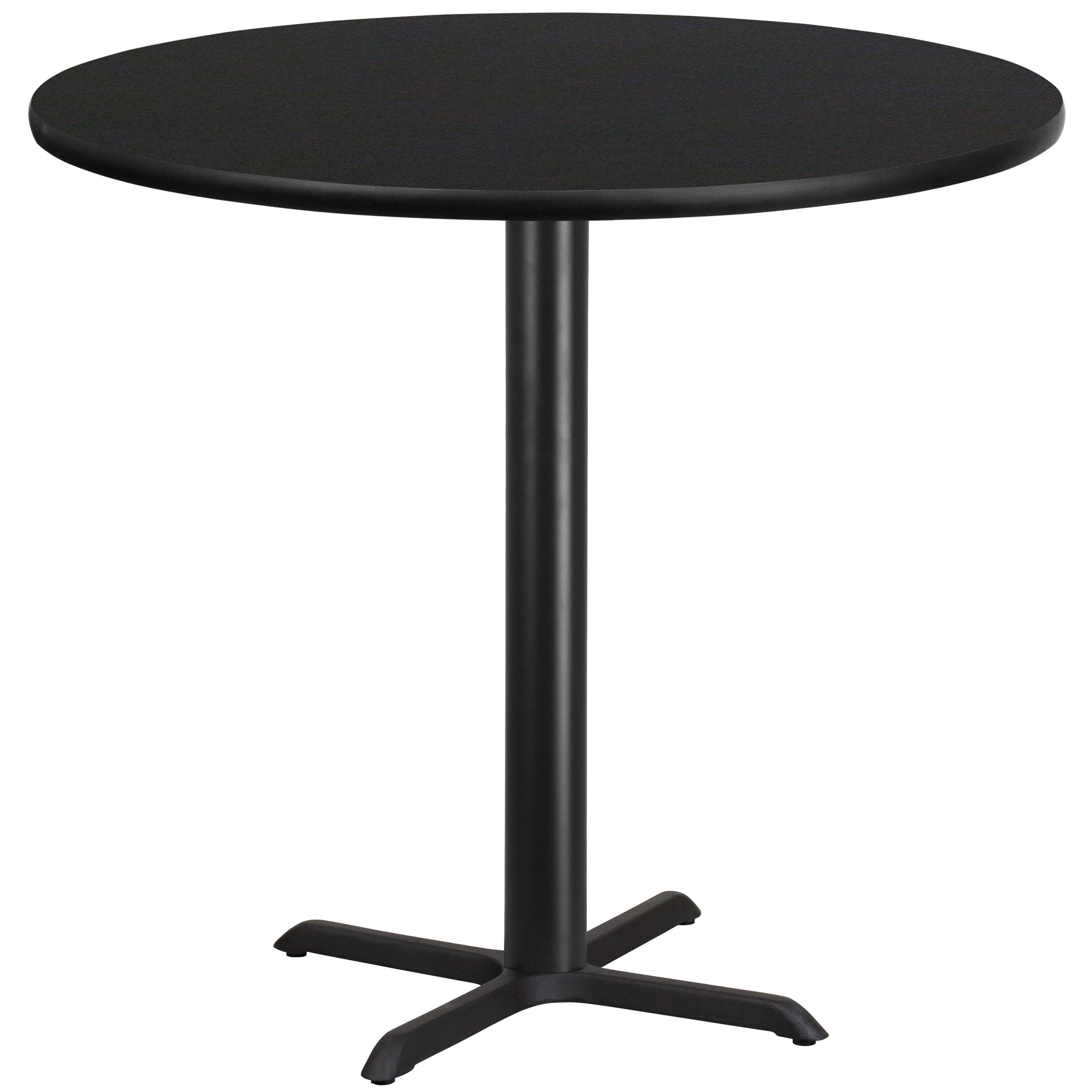 Front. Emma + Oliver - 42" Round Laminate Table Top with 33"x33" Bar ...