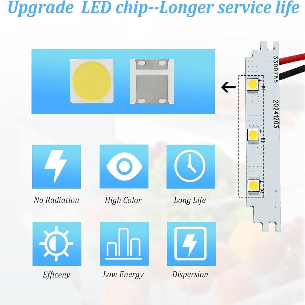 ACJPR 4 Pack LED Light Module for Whirlpool/KitchenAid/JennAir, White ...