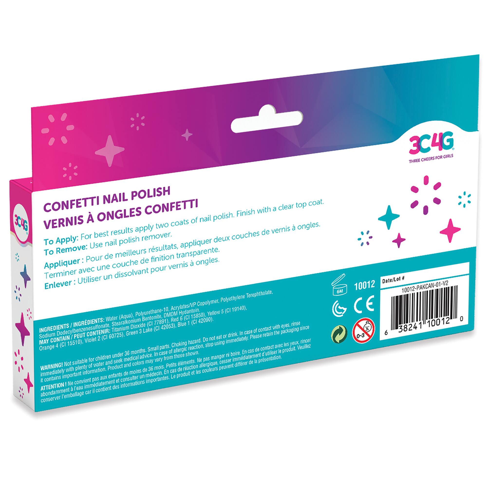 Make It Real 3C4G: Confetti Nail Polish Set W/ 5 Bottles G0638241100120 ...