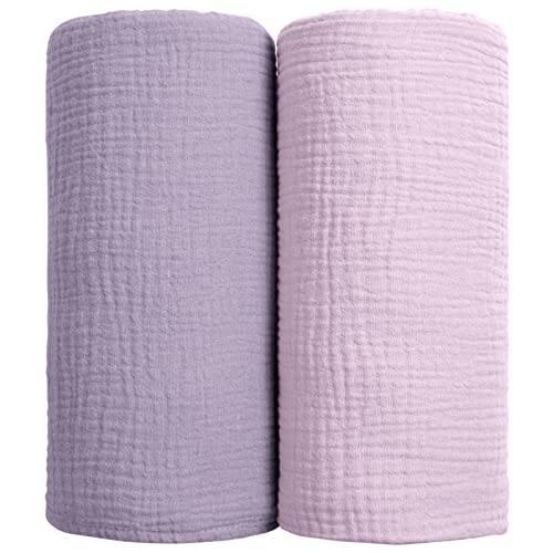 Pacoar Cade Muslin Swaddle Blanket Cotton Swaddling Soft Receiving ...