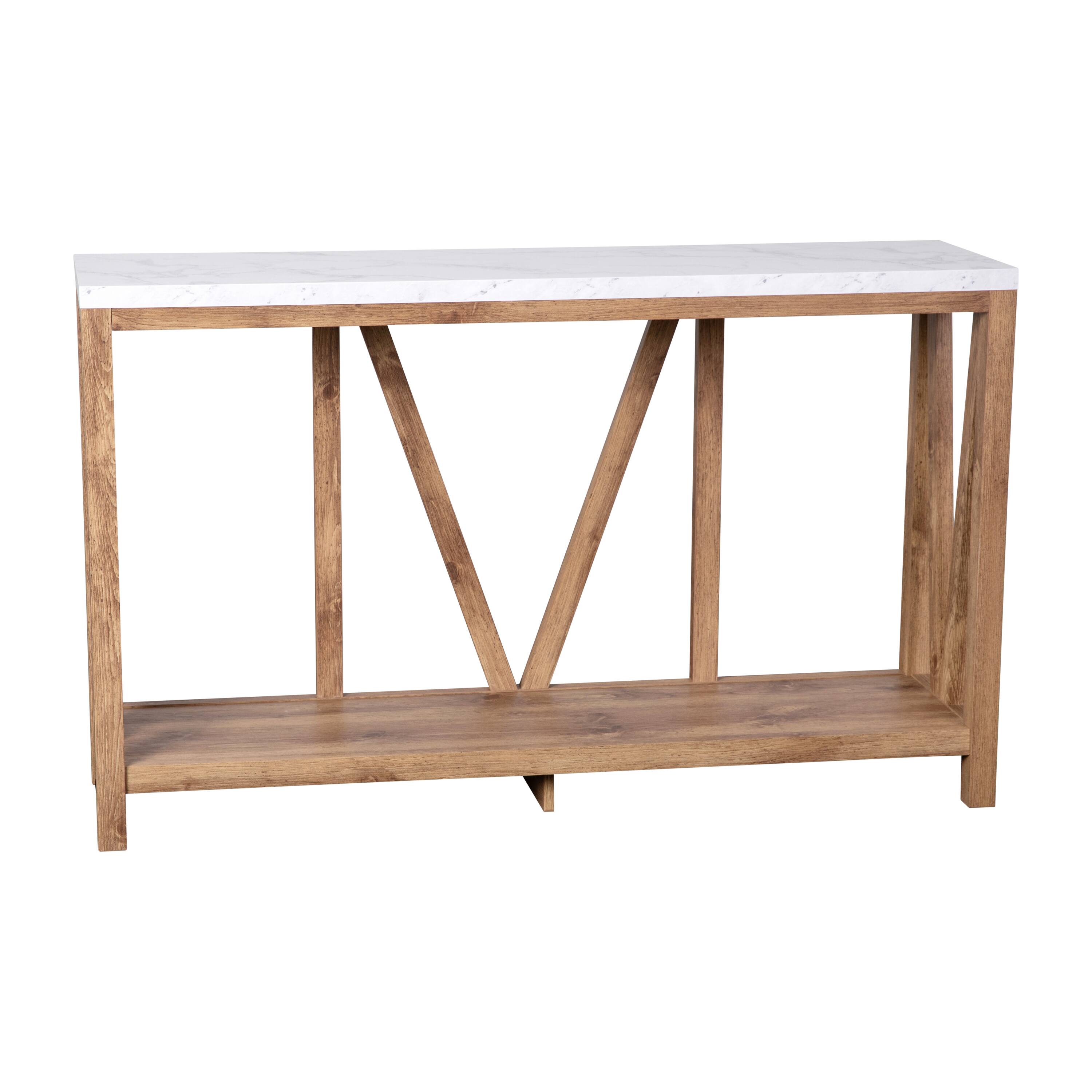 Emma + Oliver Owen Modern Farmhouse Entryway Console Accent Table ...