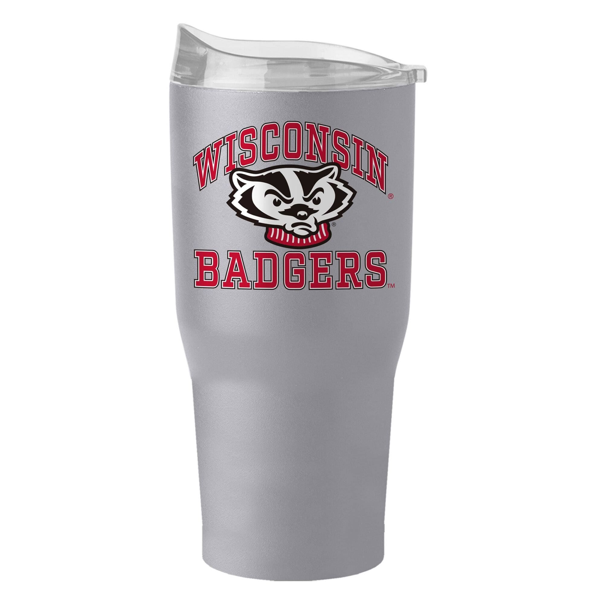 Logo Brands Wisconsin Badgers 30oz. Stone Powder Coat Tumbler ...