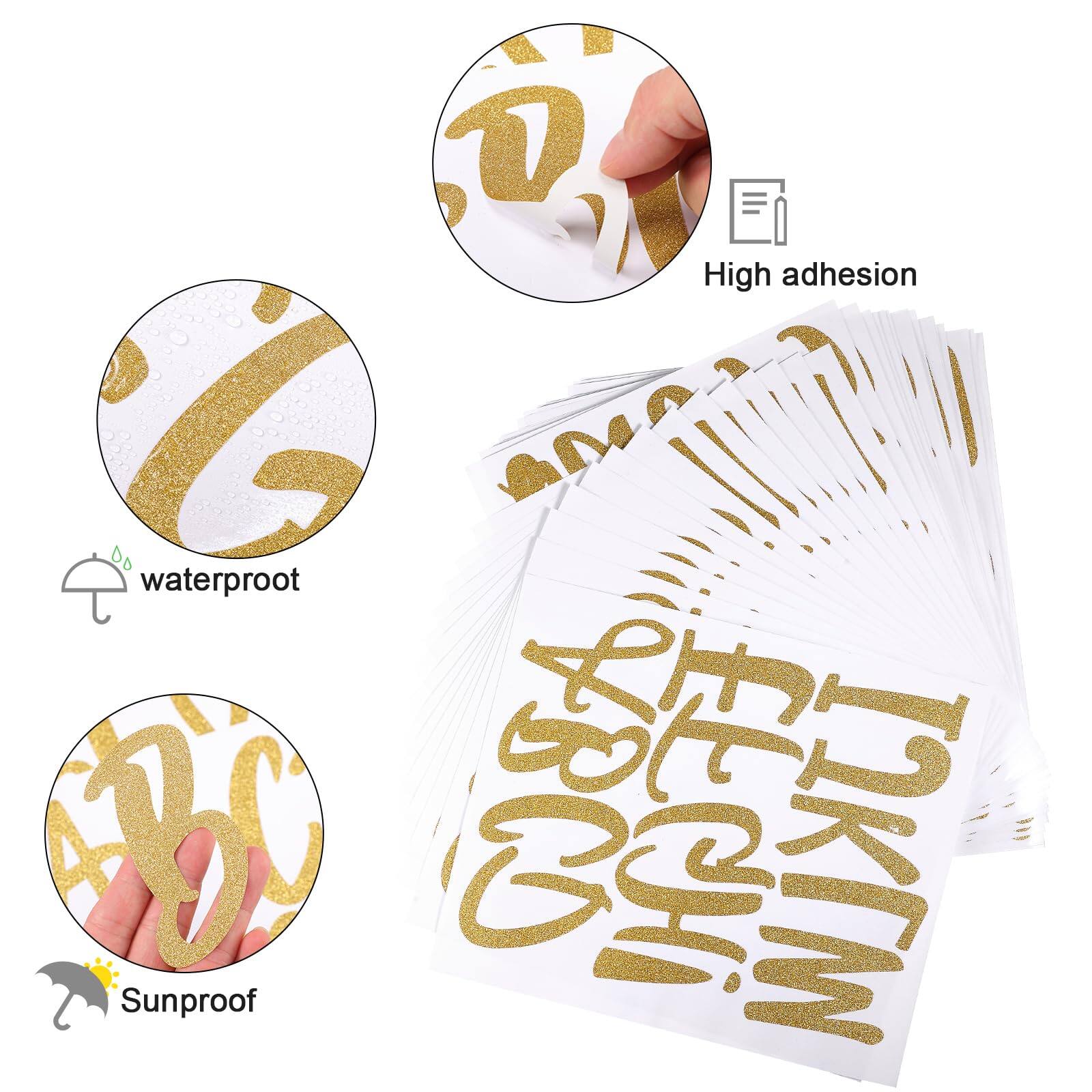 Paradigms Interiors Christmas 576 8 Sheets Glitter Letters Stickers ...