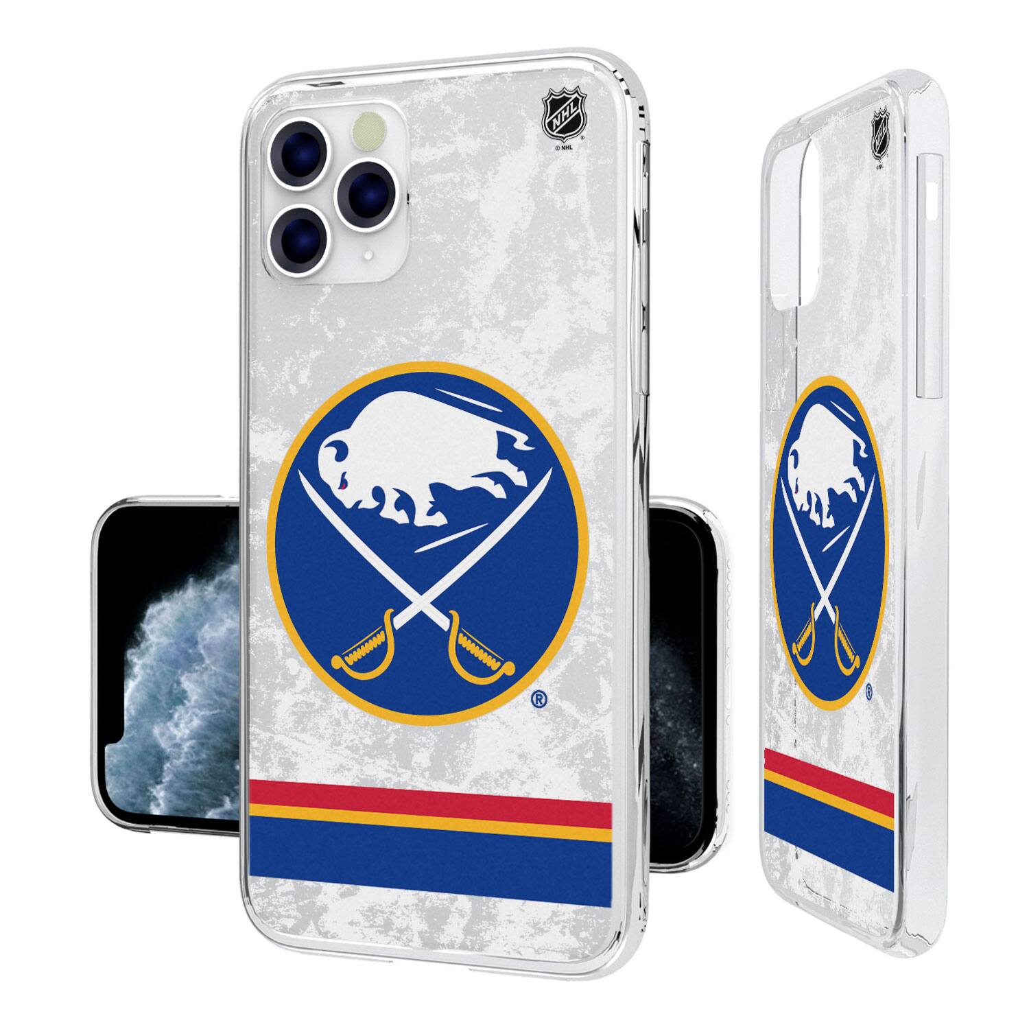 Keyscaper NHL Buffalo Sabres iPhone Stripe Clear Ice Case 13 Pro ...