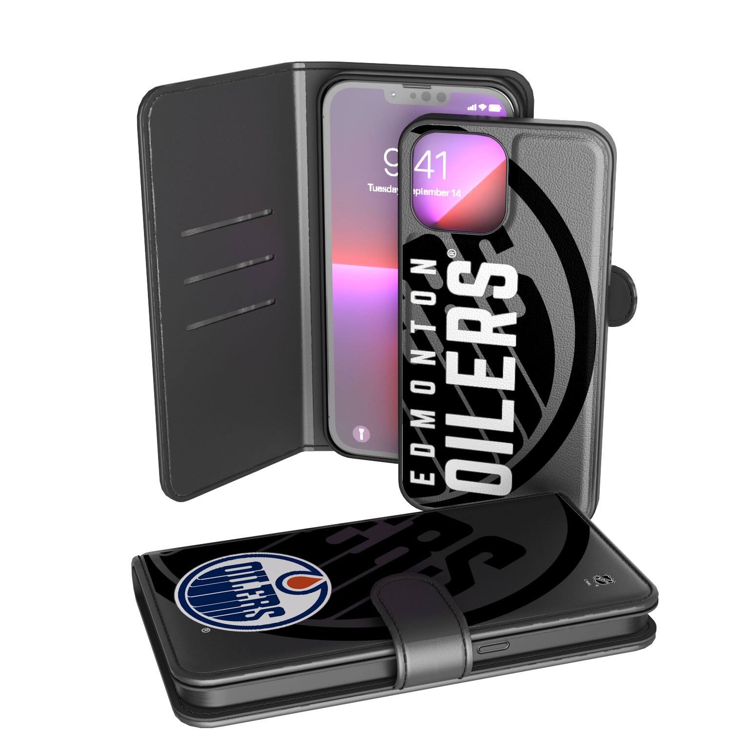 Keyscaper NHL Edmonton Oilers iPhone Wallet Case 13 Multicolor 4950122 ...