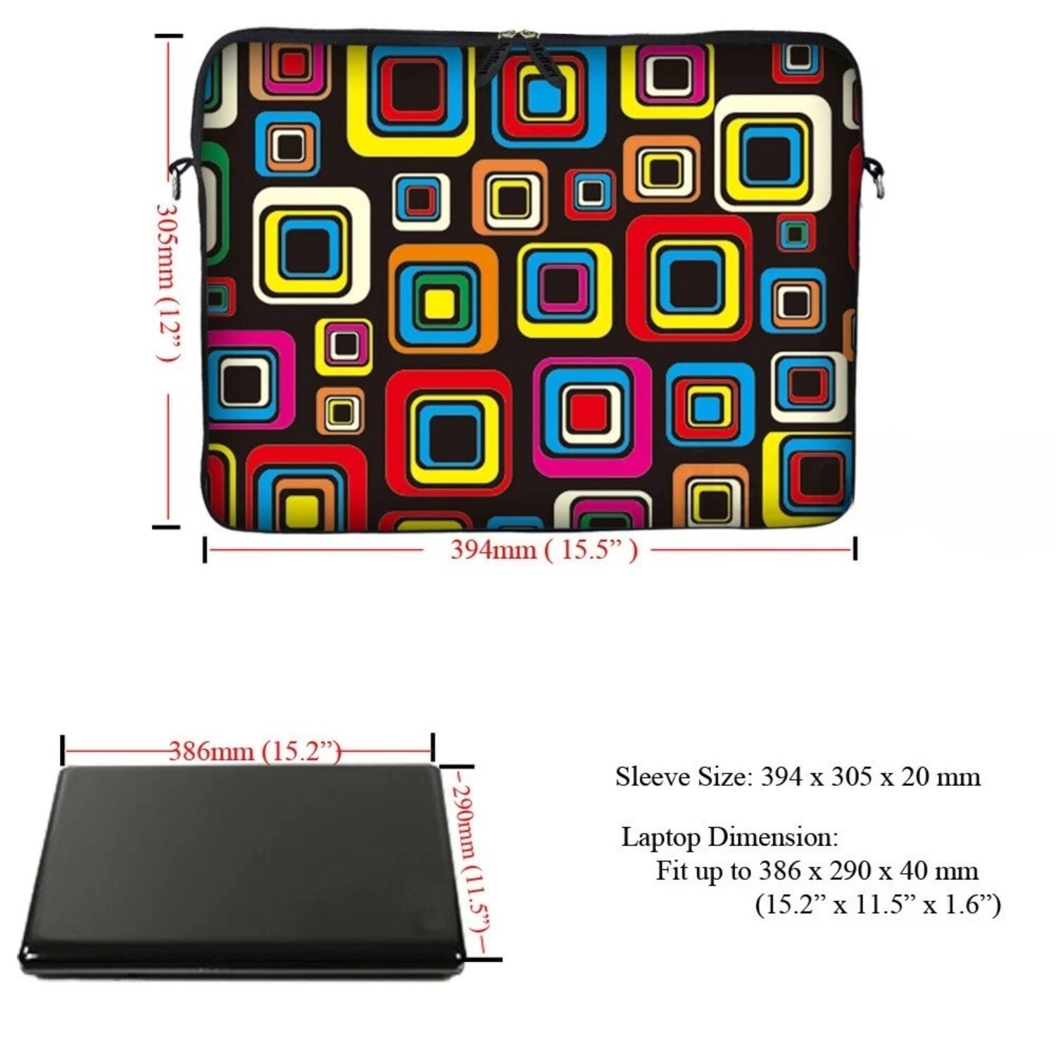 Stock Preferred 15"–15.6" Laptop Sleeve Case Bag with Hidden Handle ...