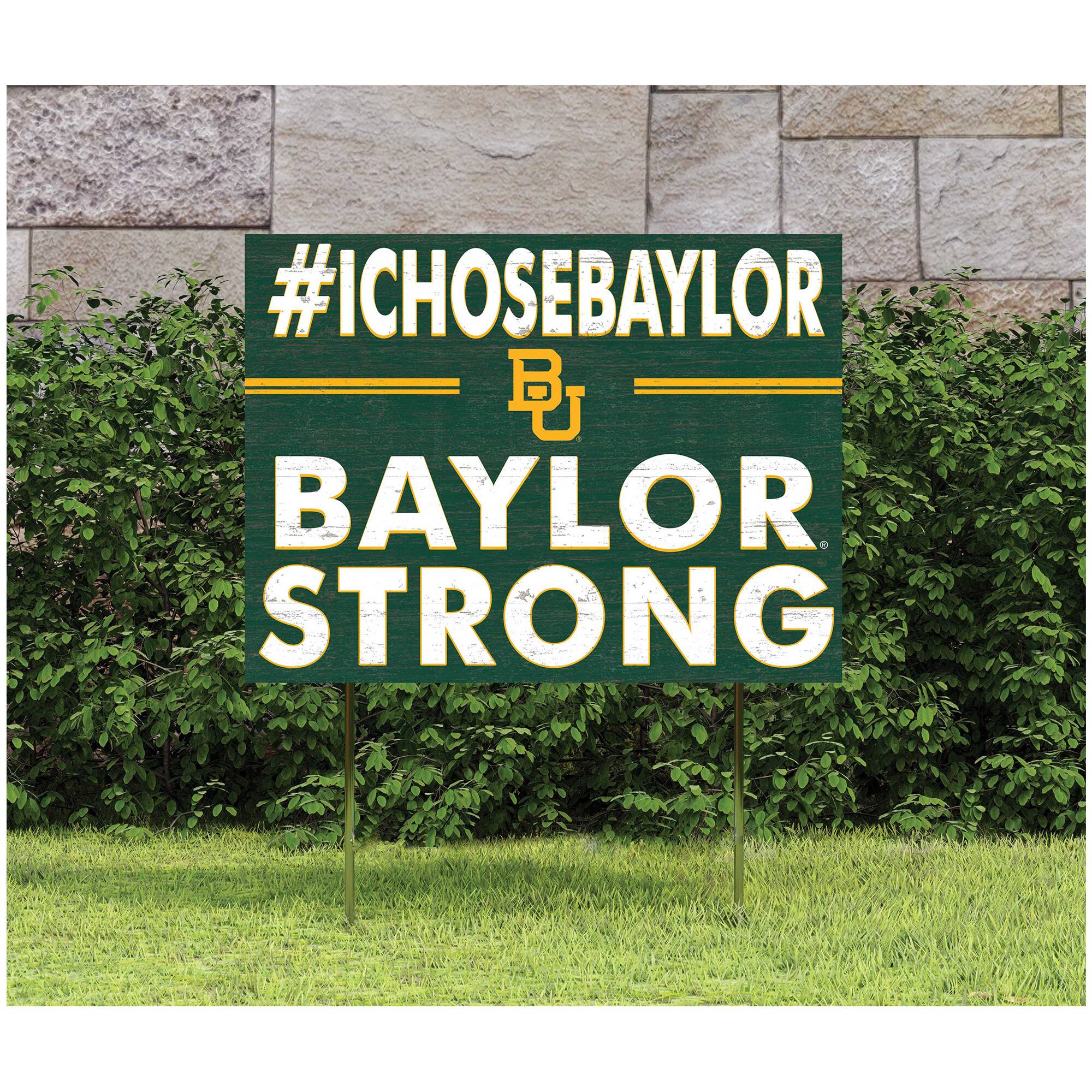 Jardine Baylor Bears 18'' x 24'' I Chose Lawn Sign Green 4965518 - Best Buy