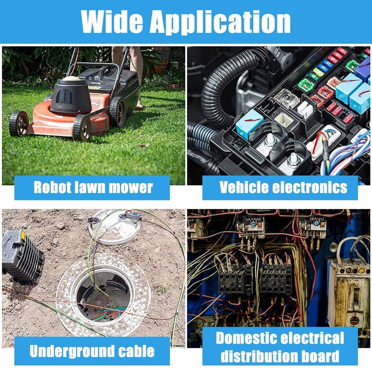 Auledio 3 way box style wire connector lock, self stripping pigtails ...